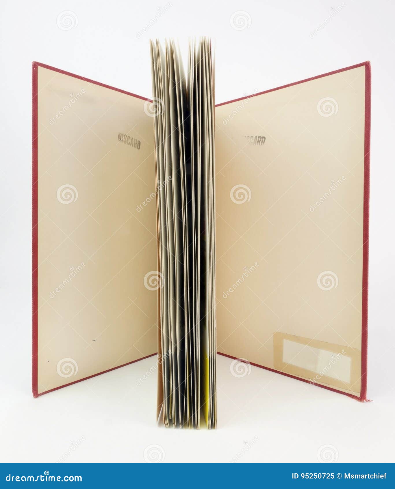Old Discarded School Library Book Stock Image - Image of aged ...