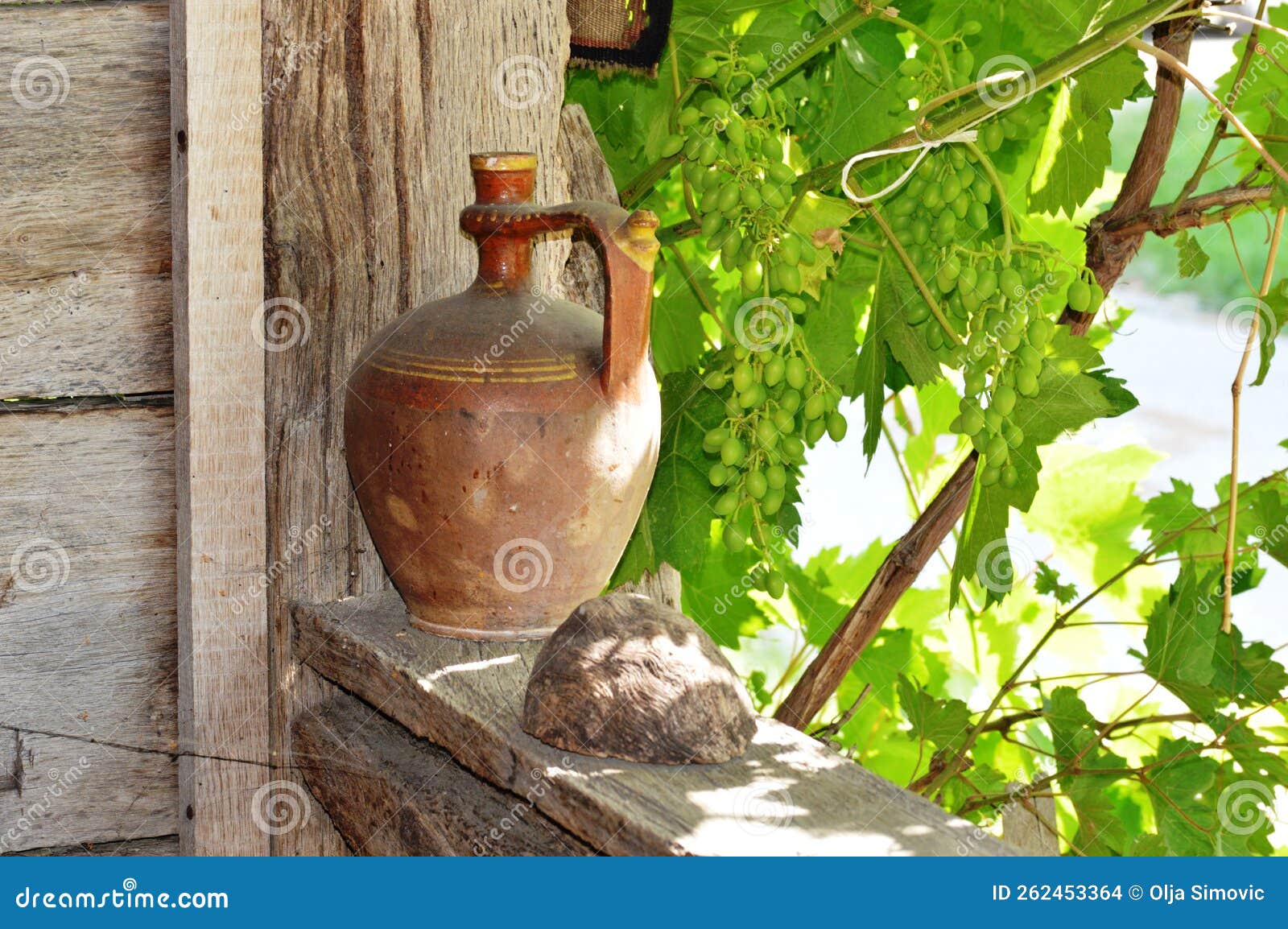 Old dish for storing food stock photo. Image of storing - 262453364