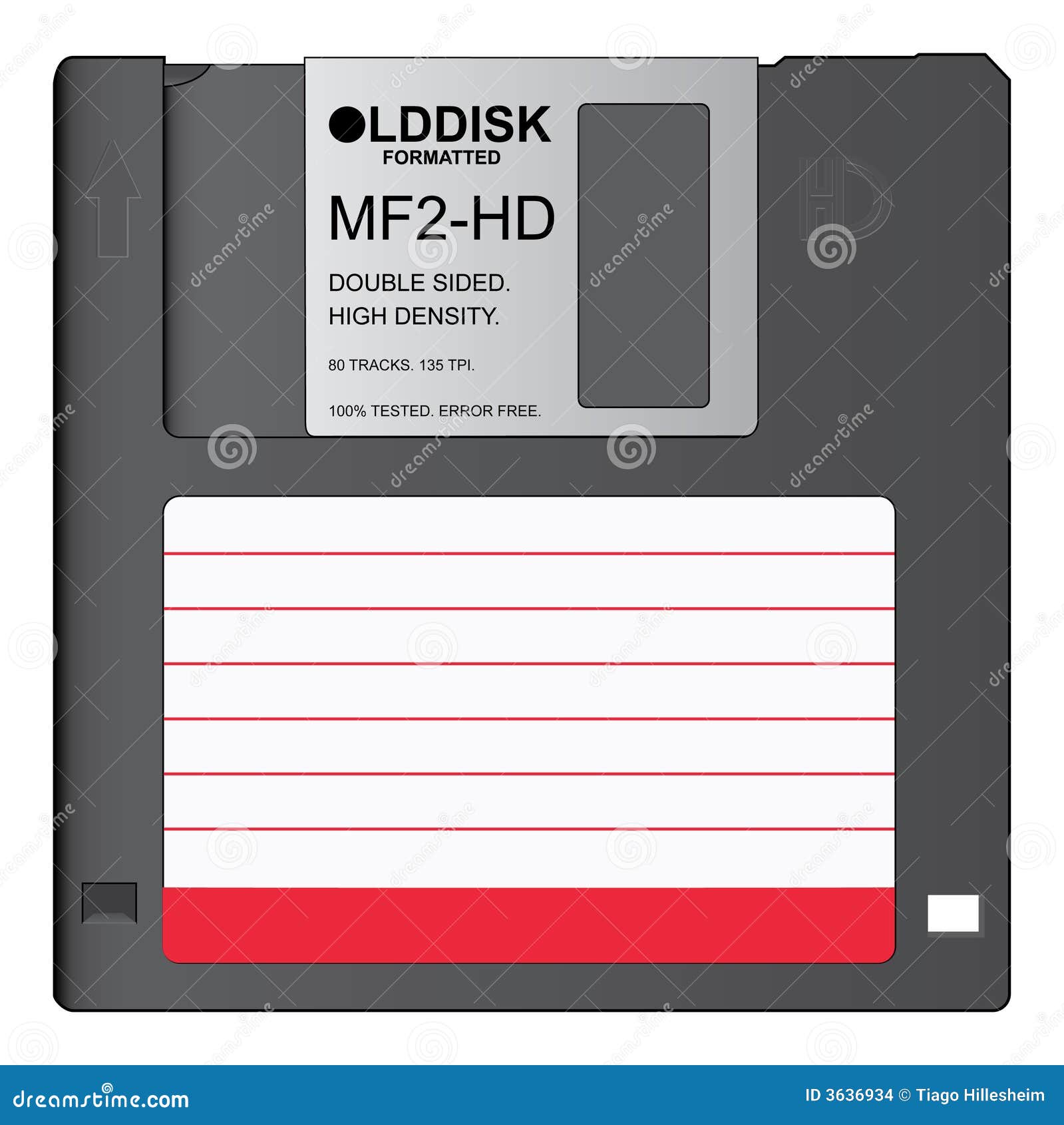 Old Disk stock vector. Illustration of vector, label, vintage - 3636934