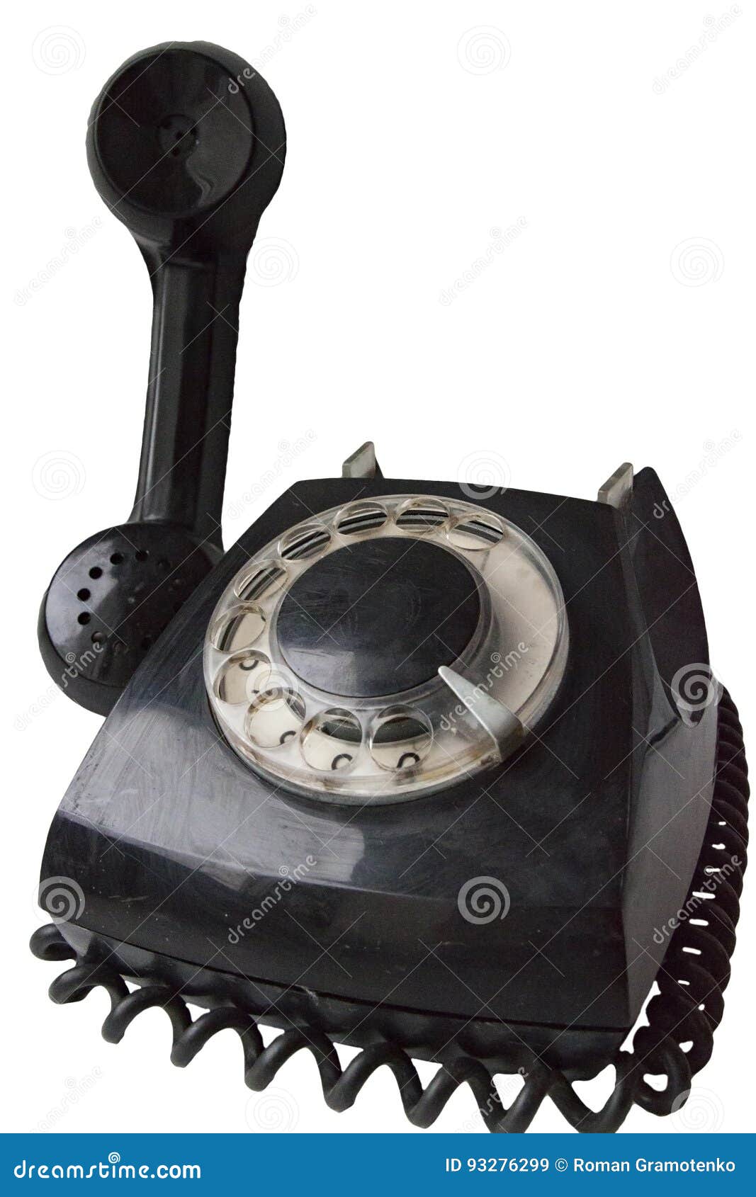 Old disk phone isolated stock image. Image of calling - 93276299
