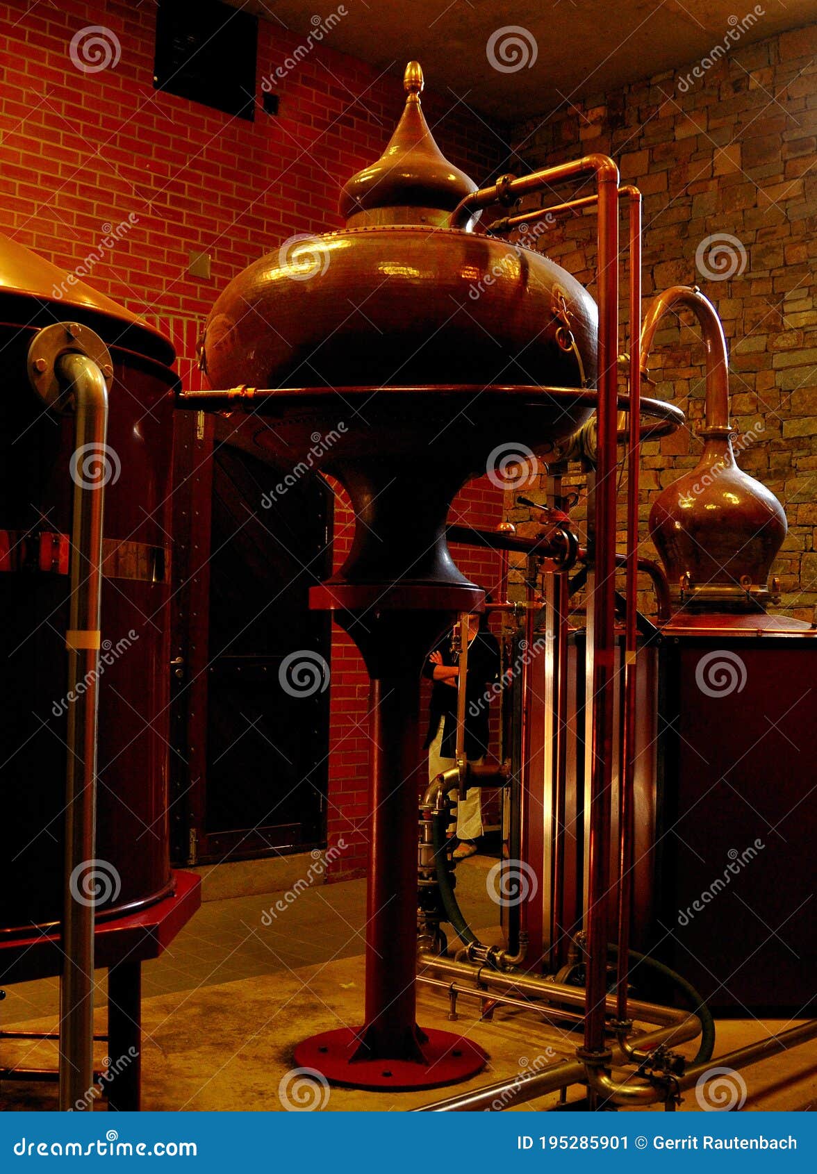 An Antique Distiller Still Feeling Proud Stock Image - Image of spirit ...