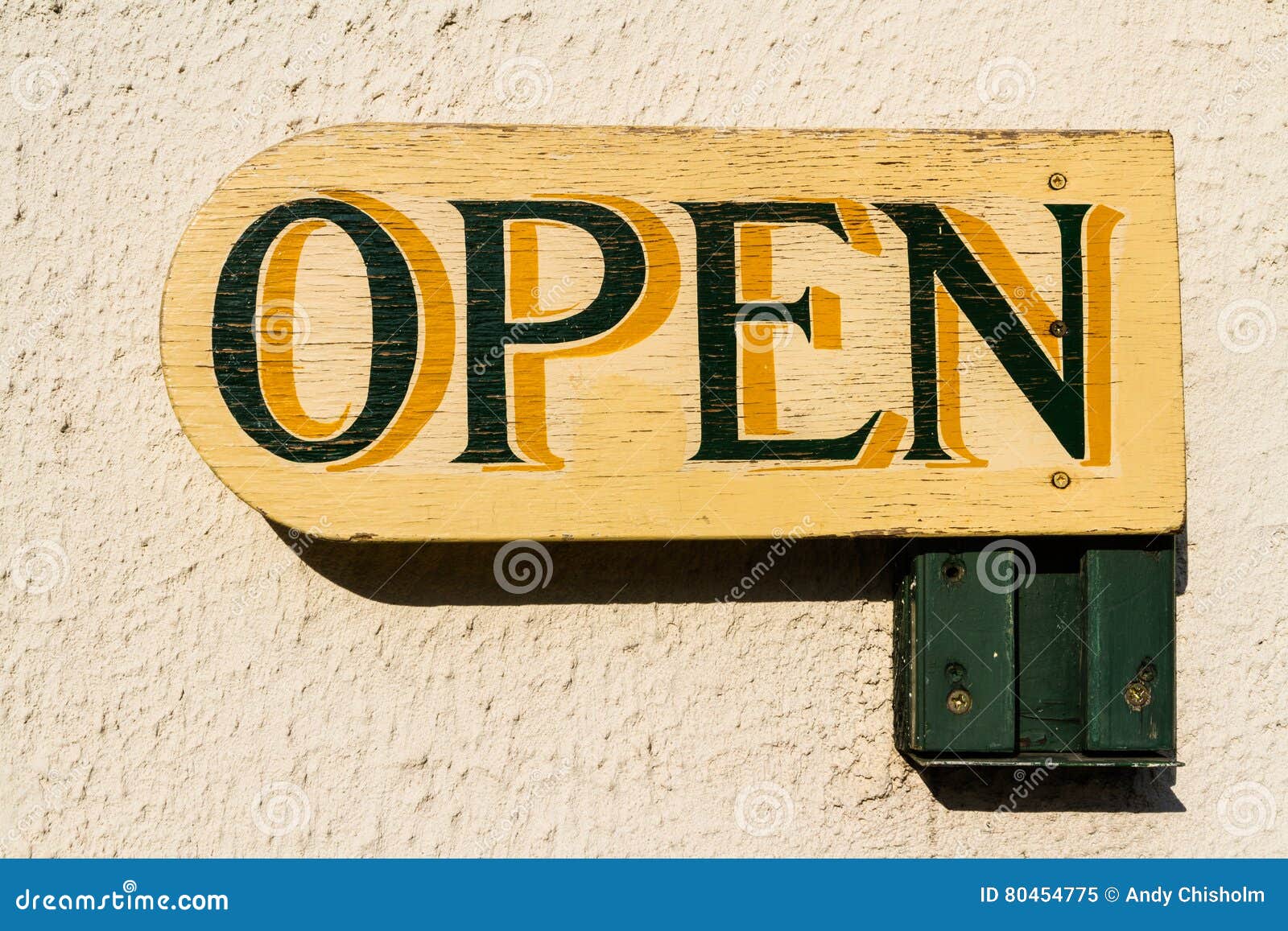 Old Distressed Wood Open Sign Stock Image - Image of aged, open: 80454775