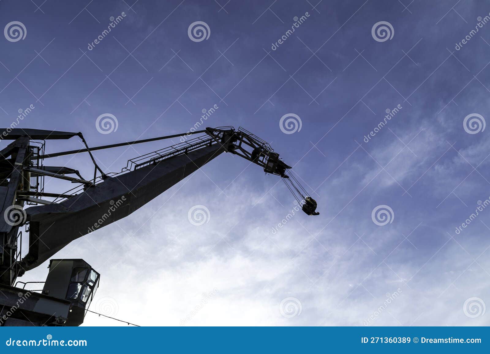 Old Disused Loading Crane at the Loading and Unloading Area of ??an ...