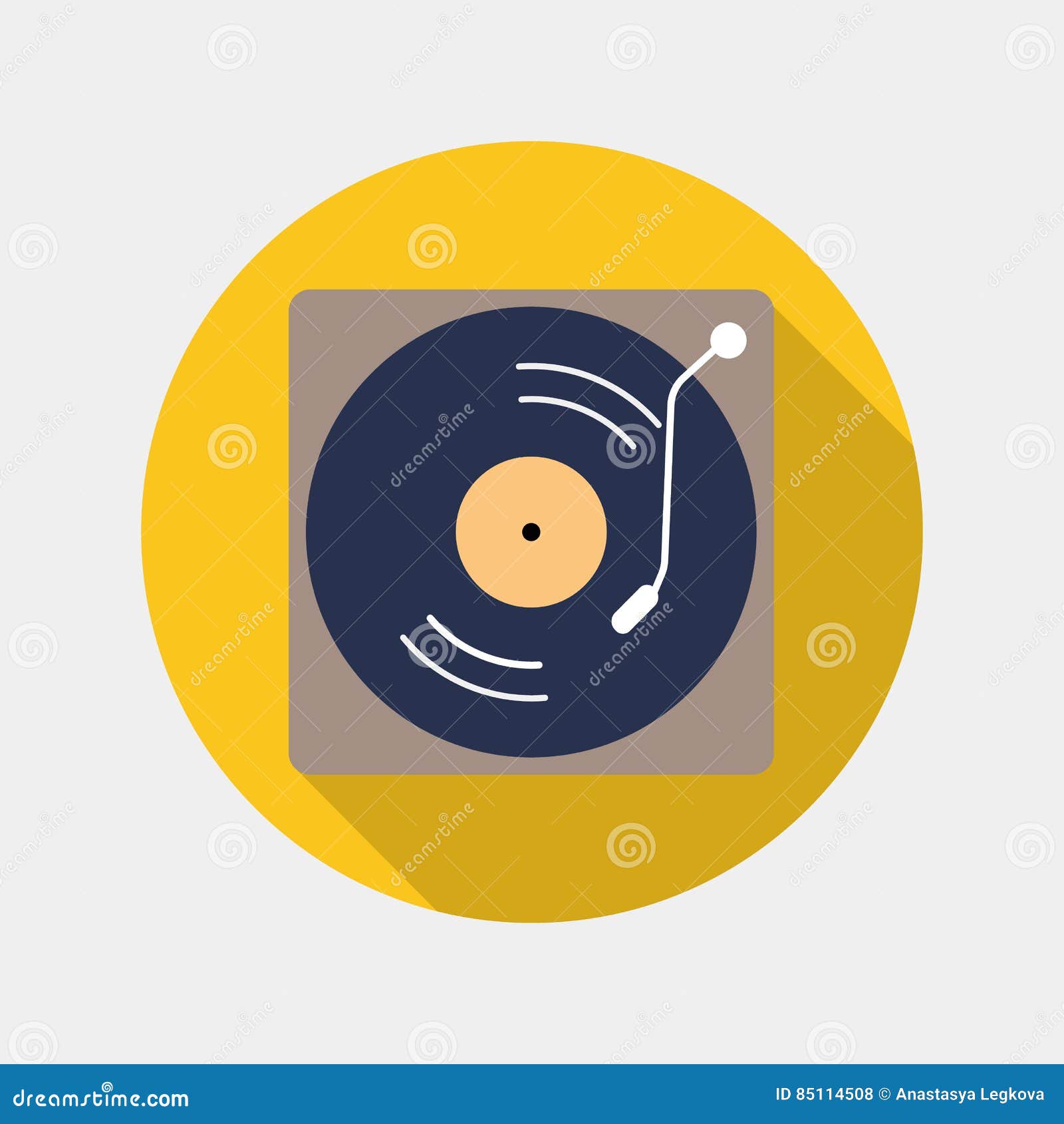 Old dj vynil icon stock illustration. Illustration of isolated - 85114508