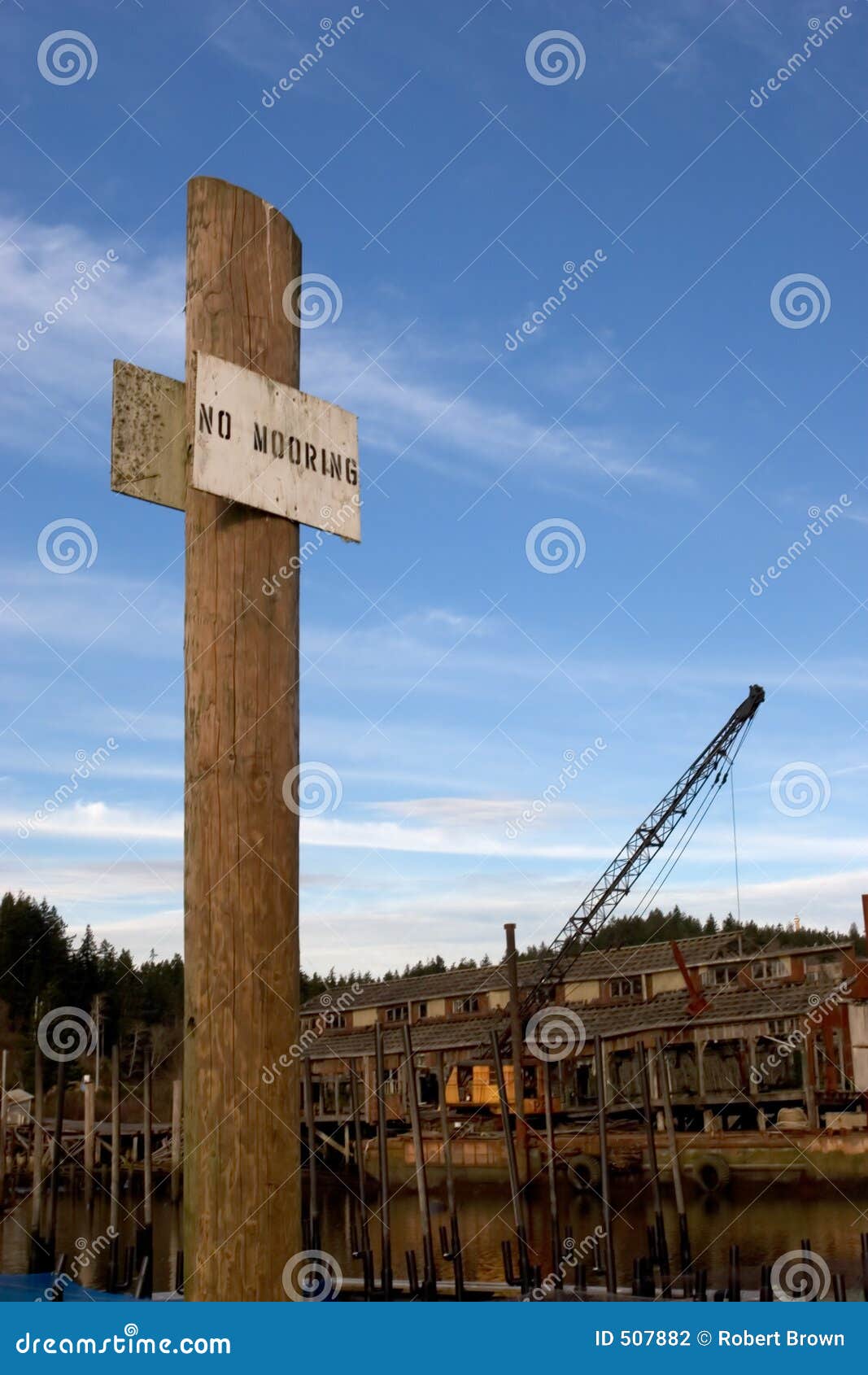 Old Dock and Ruined Waterfront Stock Photo - Image of wooden ...