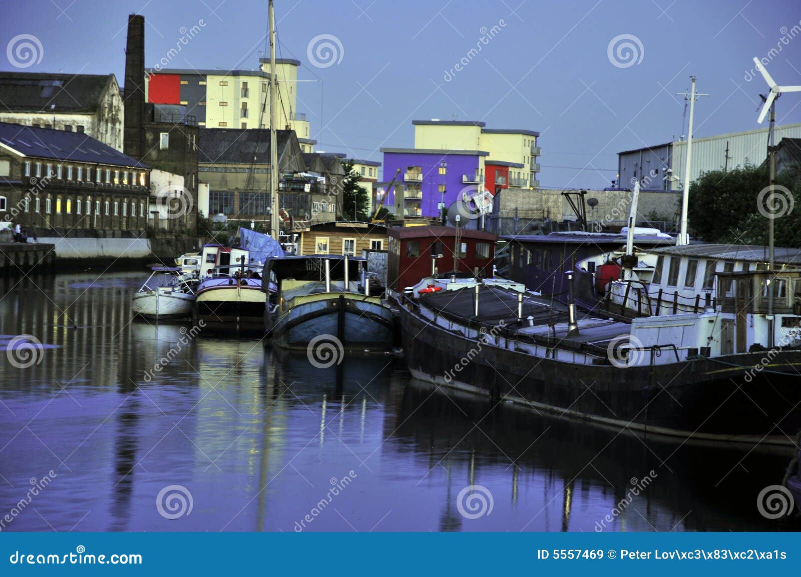 Old docks in London stock image. Image of historic, english - 5557469