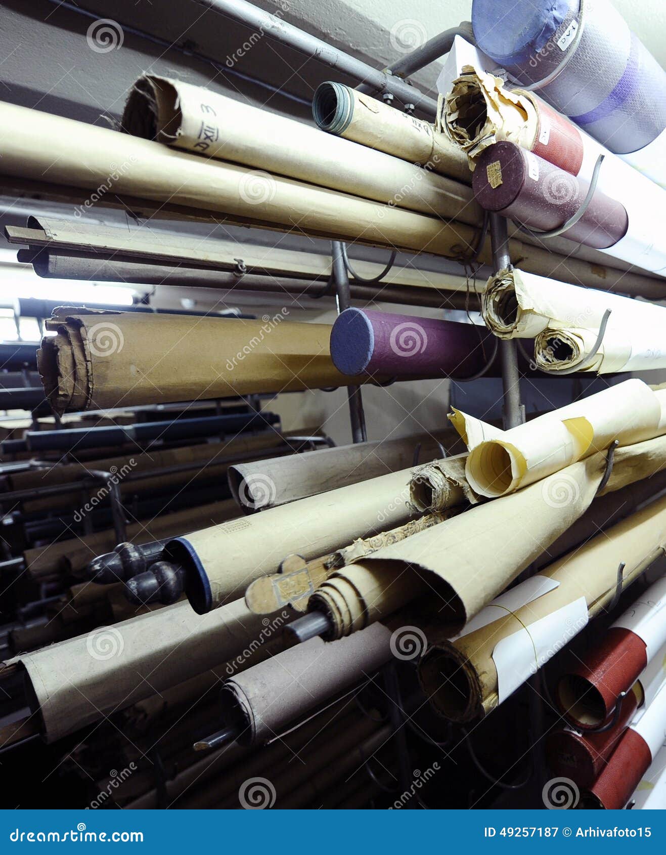 Old Rolled Maps Stock Photography | CartoonDealer.com #47367296