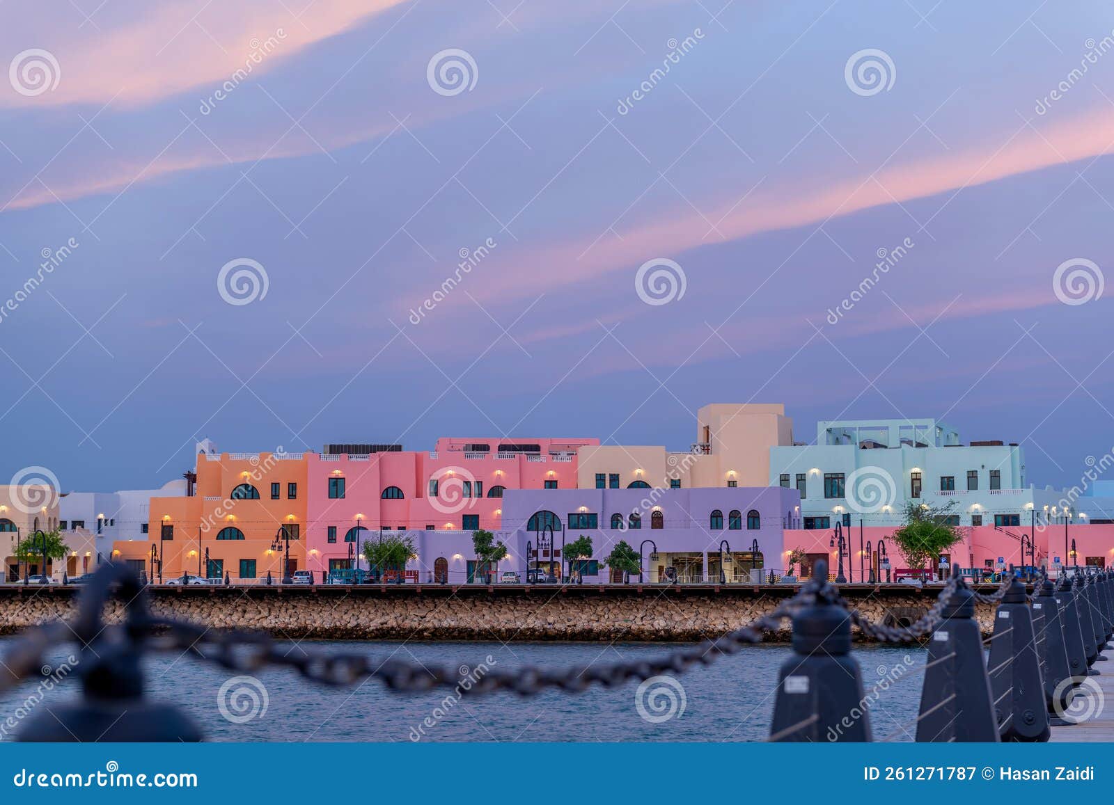 Mina District Old Doha Port Corniche Qatar Editorial Photography ...