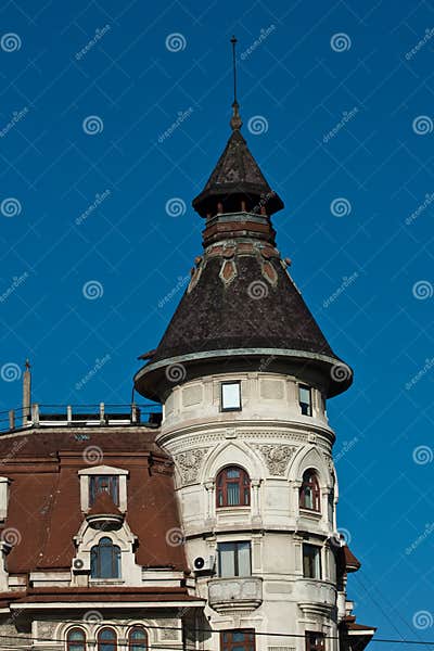 Architecture View of a Building Tower Stock Image - Image of ancient ...