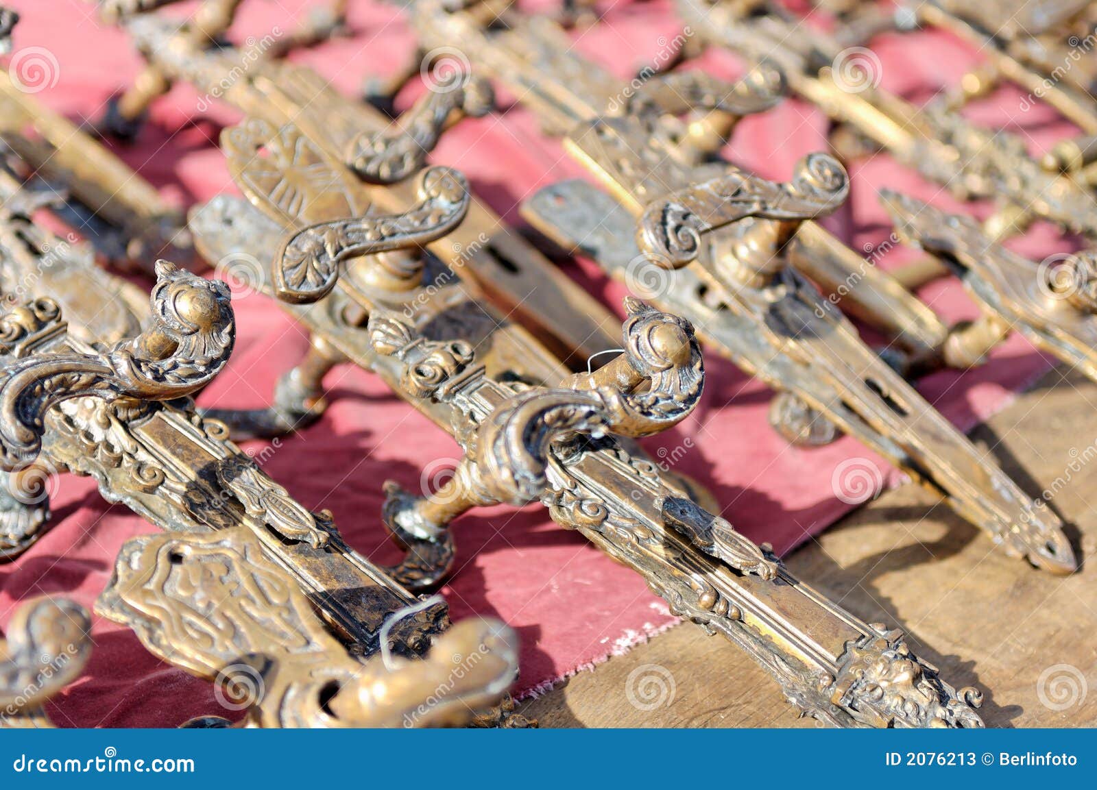 Old door handles stock image. Image of beast, closeups - 2076213