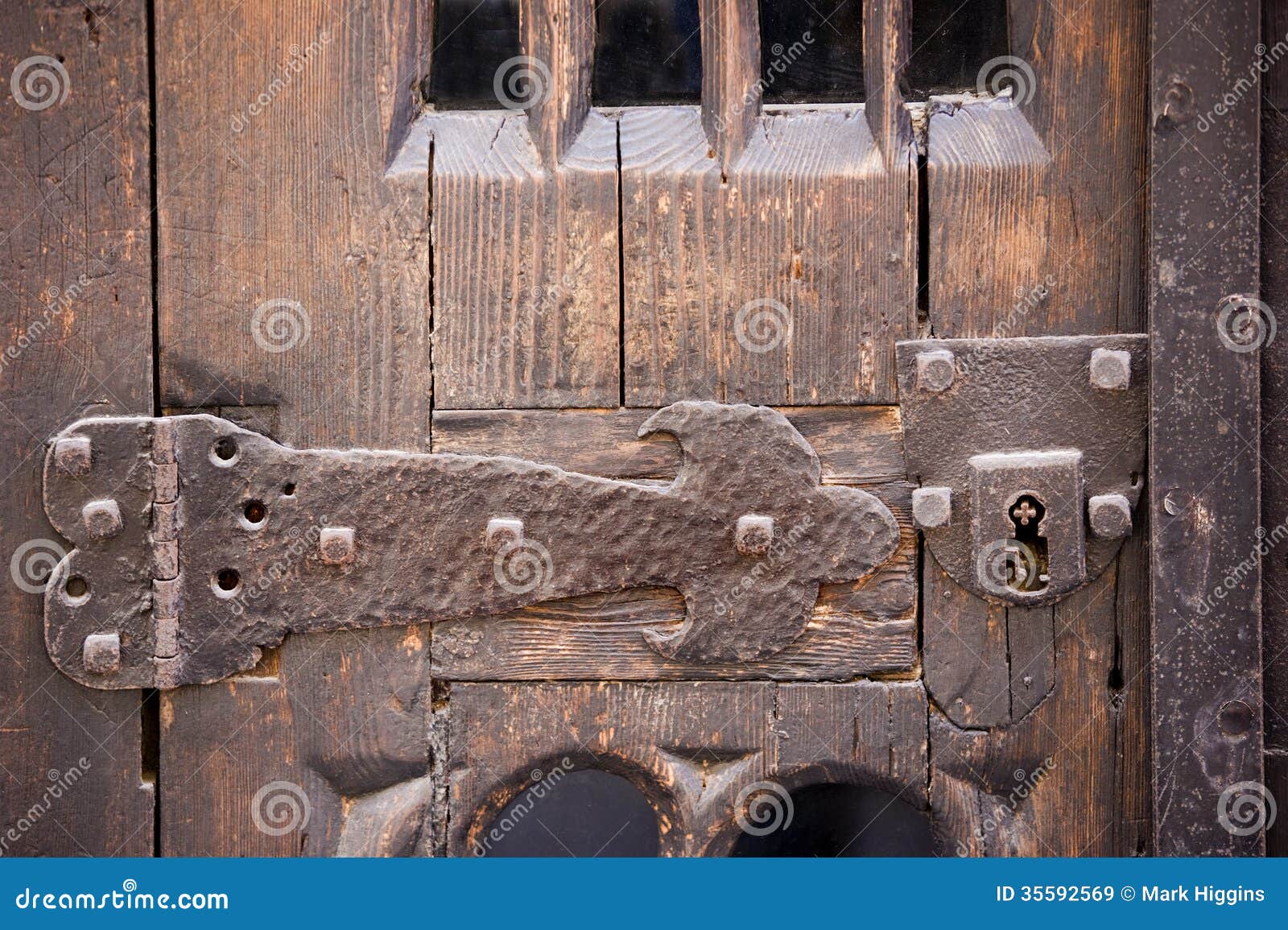 Old door with hinge stock image. Image of oriental, entrance - 35592569