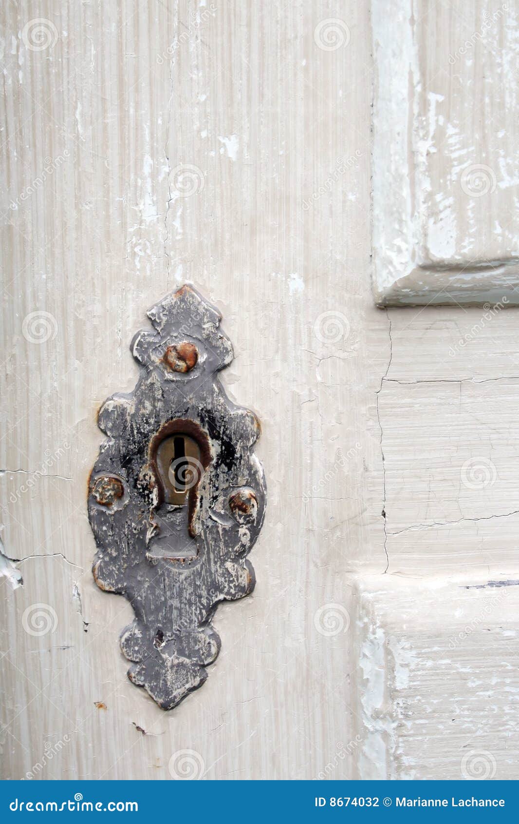 Old Door Keyhole stock photo. Image of rust, mansion, paint - 8674032
