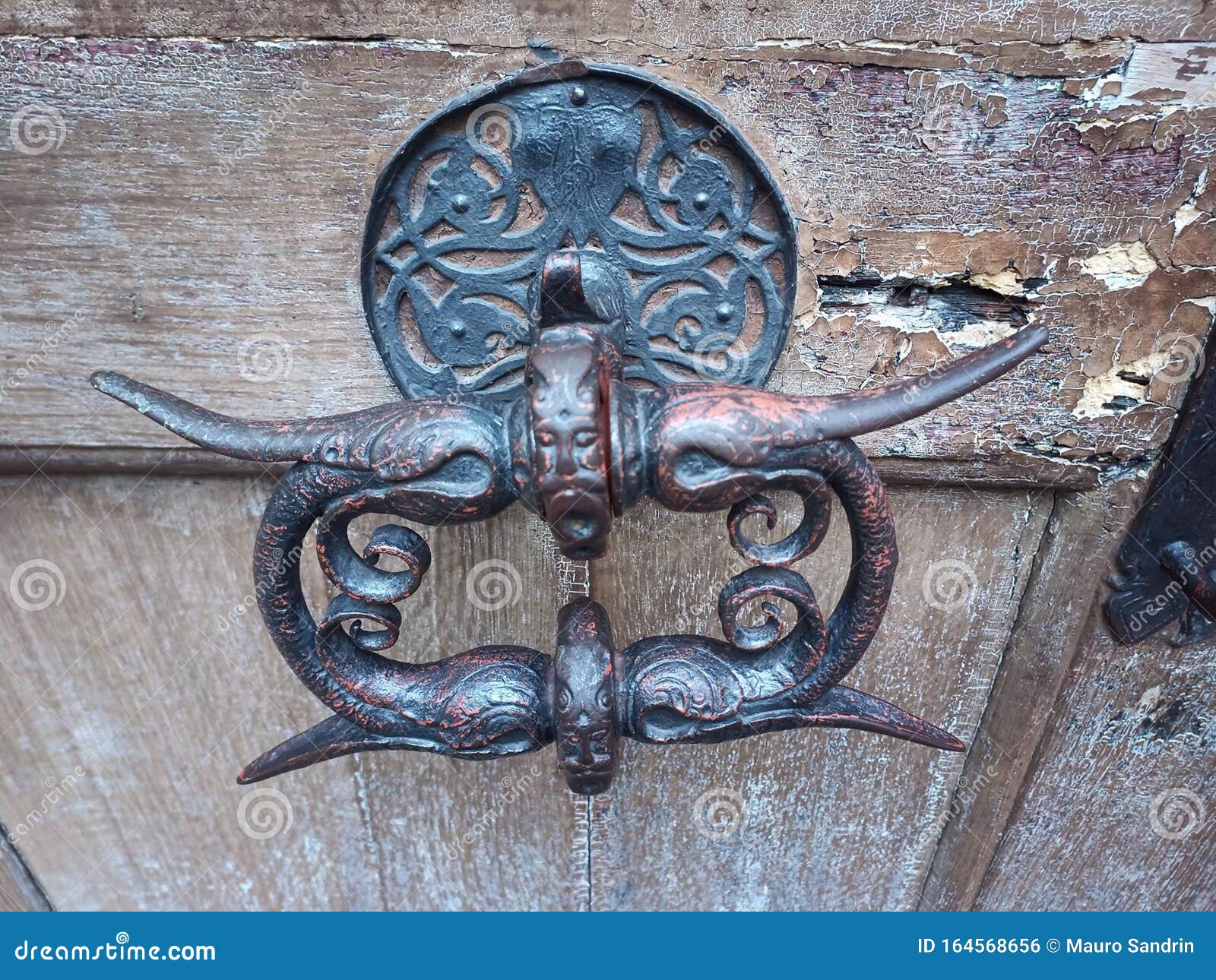 Old door lock stock photo. Image of wood, historic, lock - 164568656