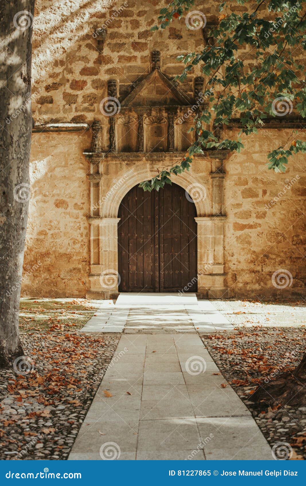 Old Door with Wrought Iron Decoration Stock Image - Image of brown ...