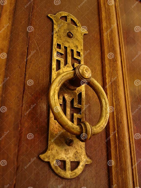 Old doorhandle stock image. Image of door, homely, holder - 101301