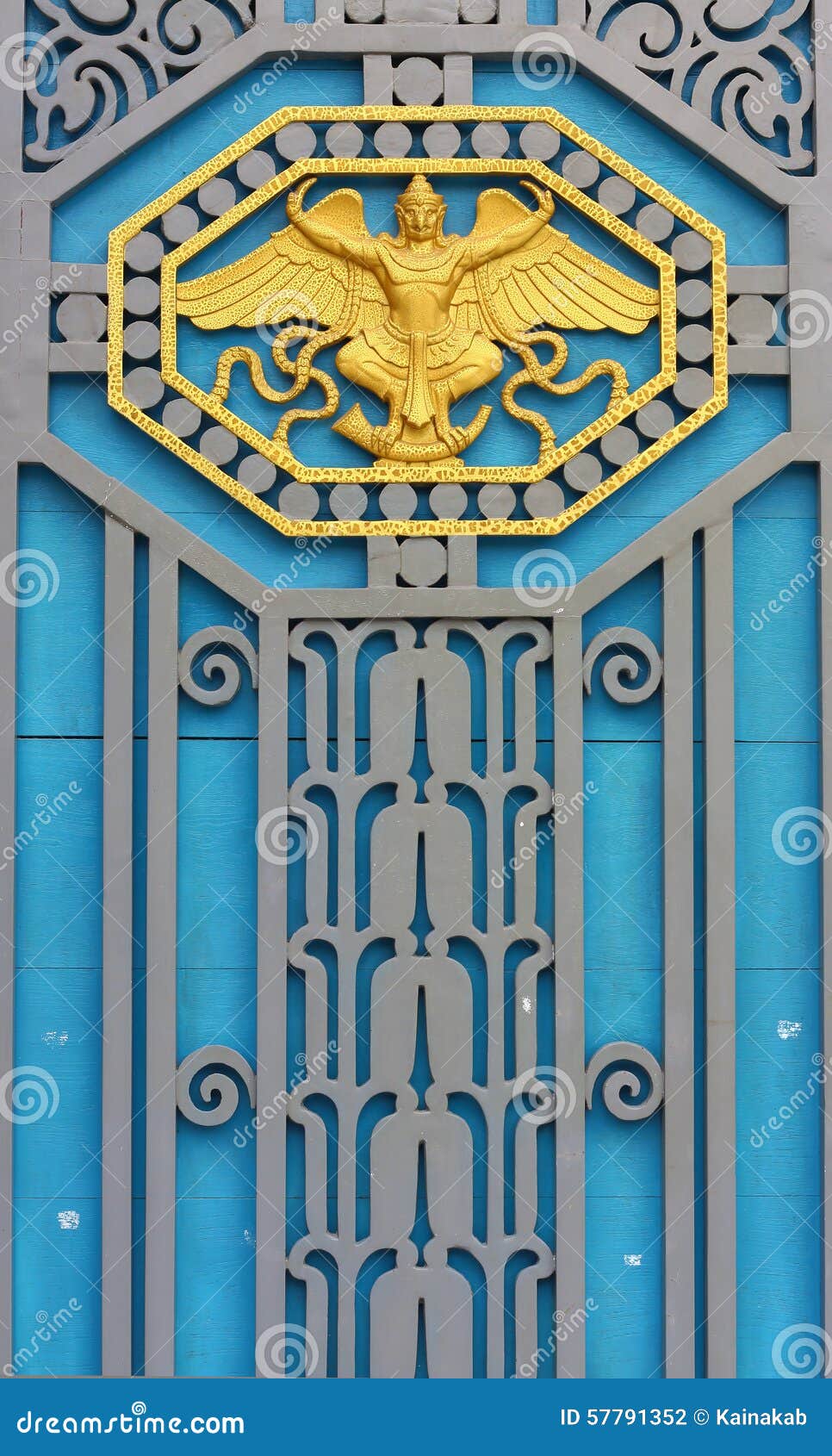 Old Doors Contemporary, Beautiful and Strong. Stock Photo - Image of ...