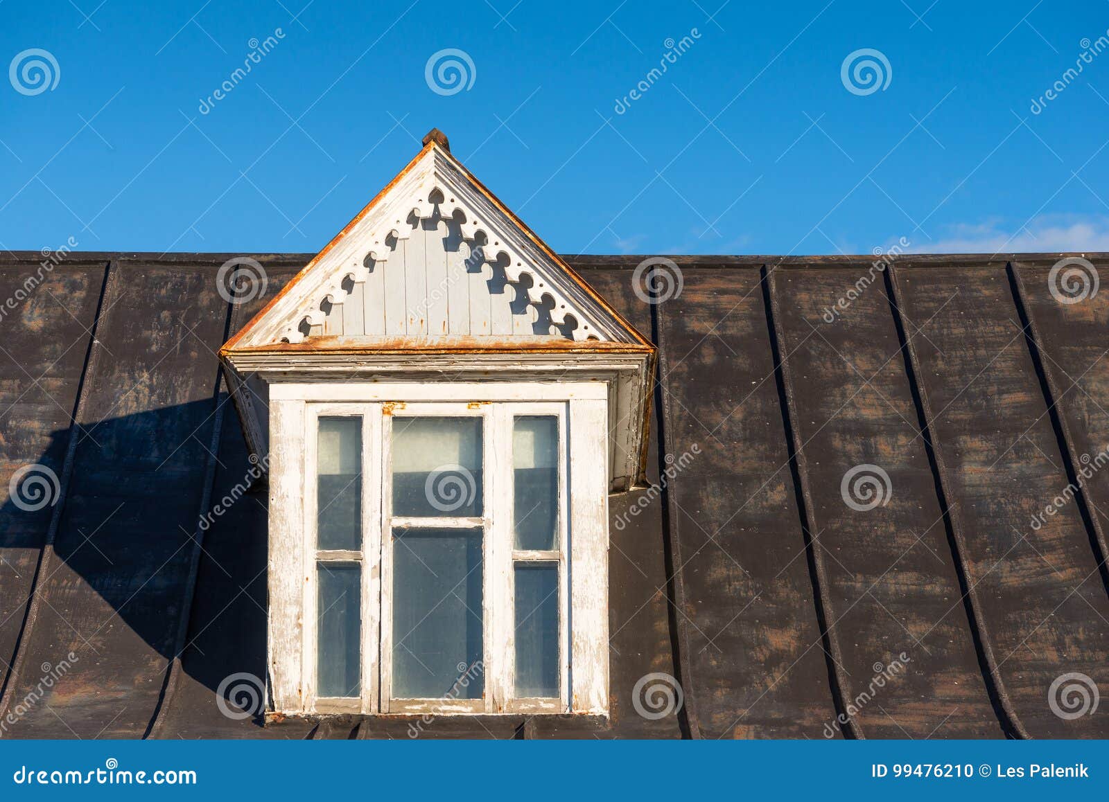 Old dormer window stock photo. Image of decorative, window - 99476210