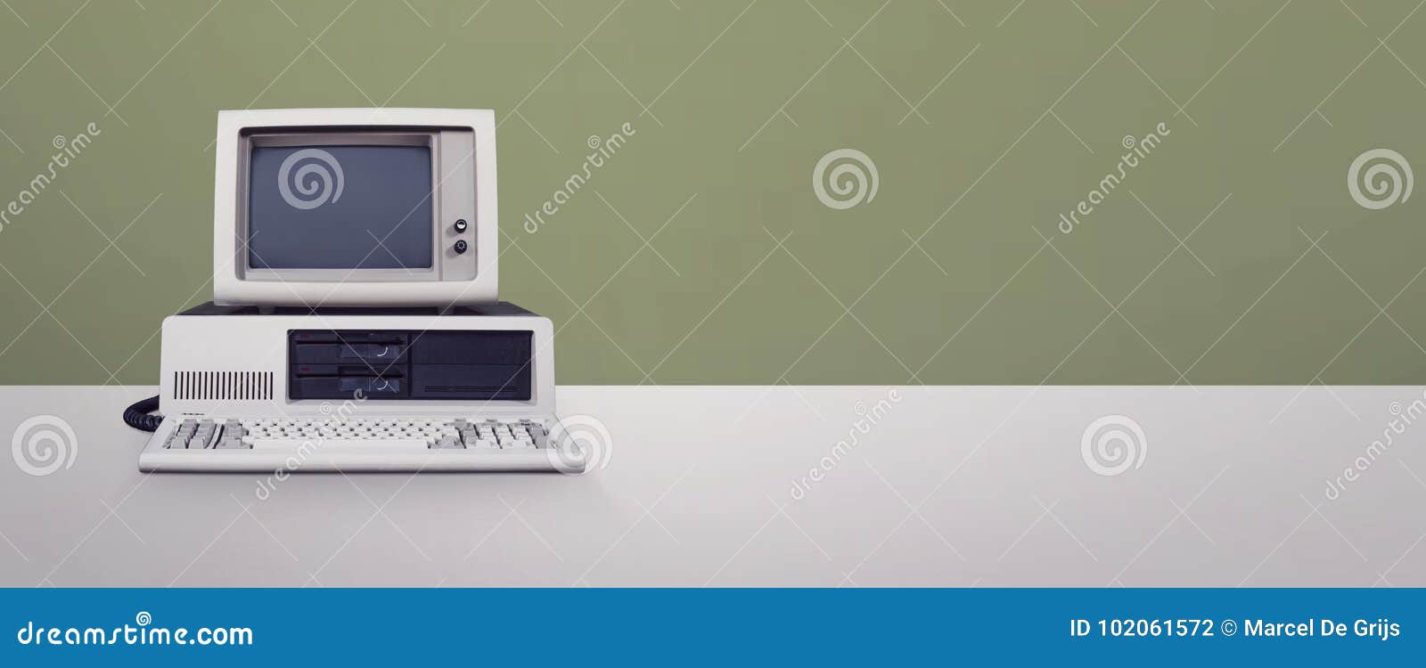 DOS computer stock photo. Image of antique, vintage - 102061572