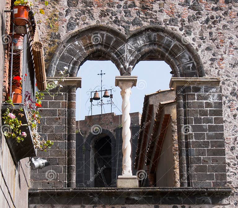 Old double window stock image. Image of mansion, europe - 4113289