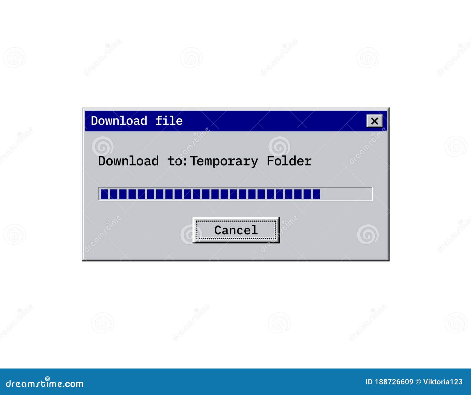 Old User Interface. Browser Window, Error Message Popup Dialog Box With ... Old User Interface. Browser Window, Error Message Popup Dialog Box With ...