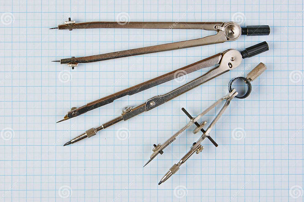 Old drawing tools stock photo. Image of drafting, education - 54811804