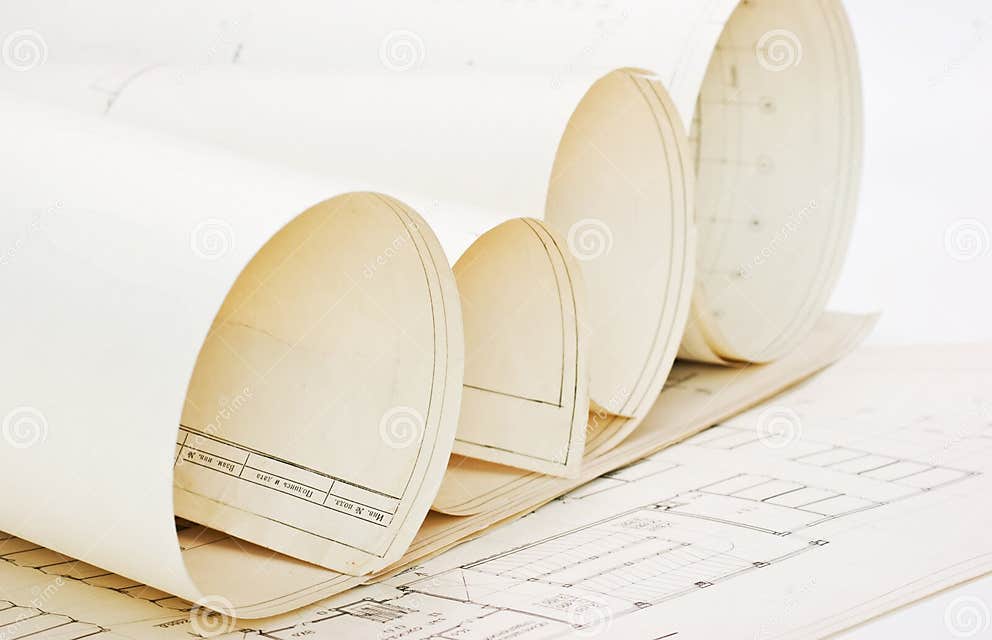 Old drawings stock photo. Image of design, idea, architecture - 13371786