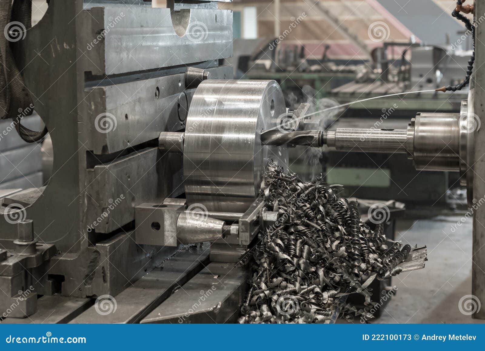 Old Drilling Machine in Old Factory Stock Image - Image of enterprise ...