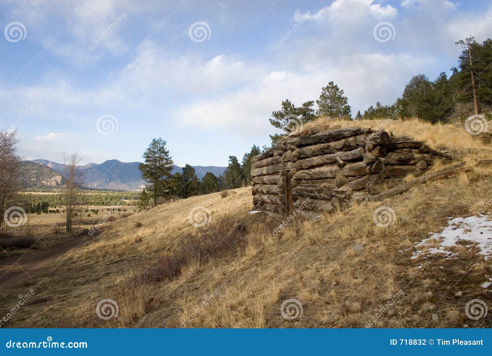 Old dugout 1 stock photo. Image of ranch, colorado, nature - 718832