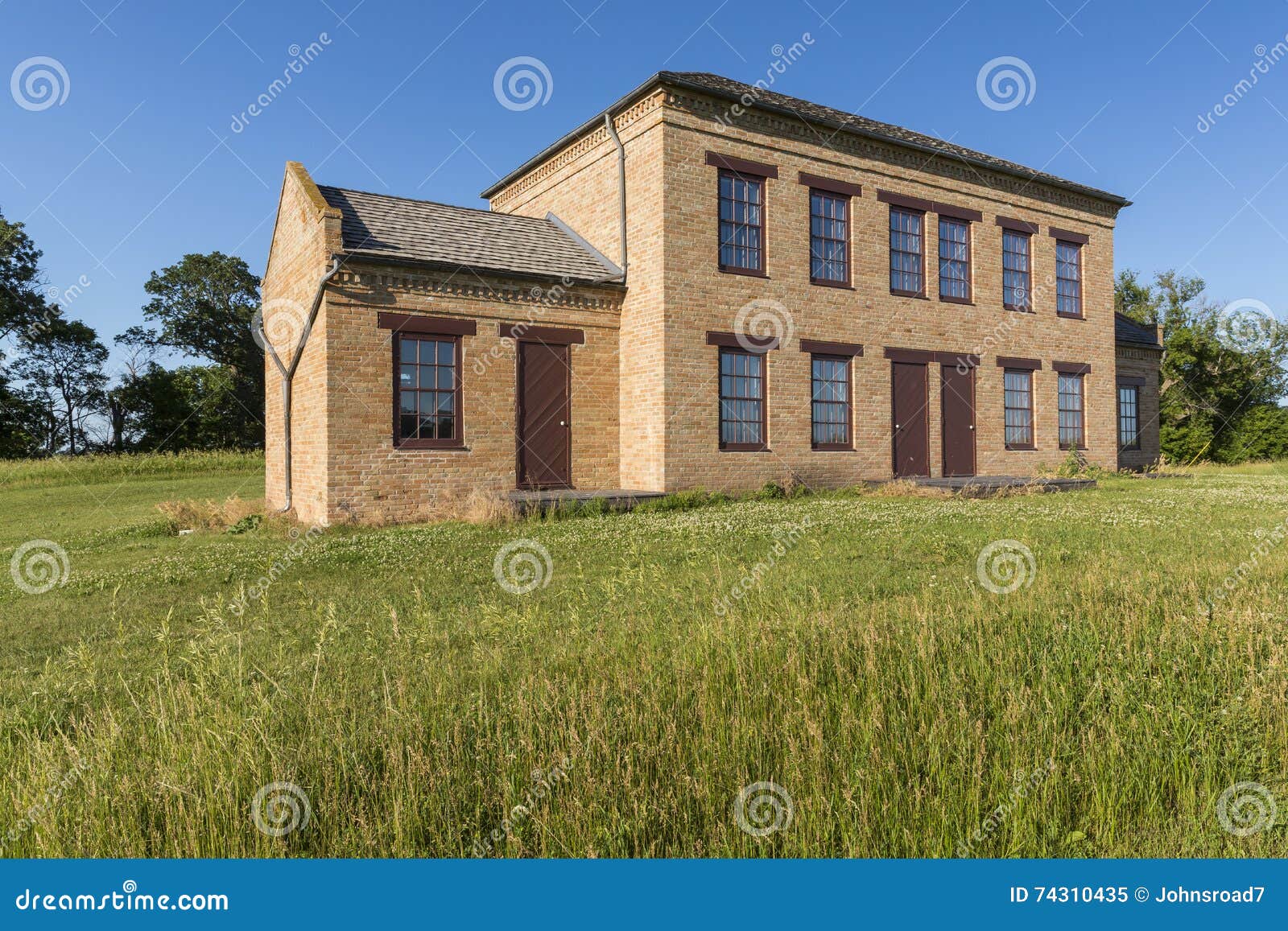 Old Duplex Building stock image. Image of architecture - 74310435