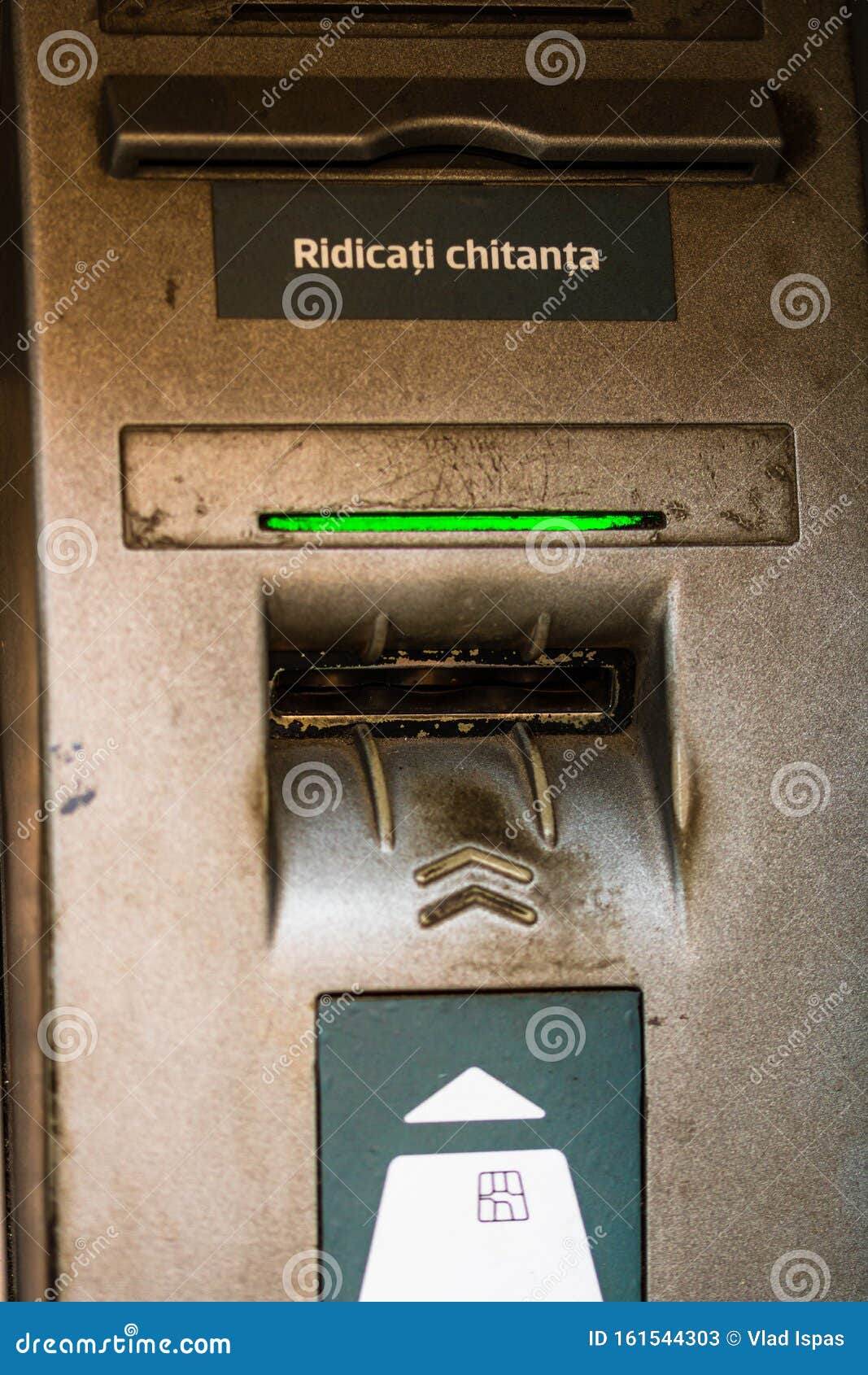 Old and Dusty ATM Machine in Bucharest, Romania, 2019 Editorial Stock ...