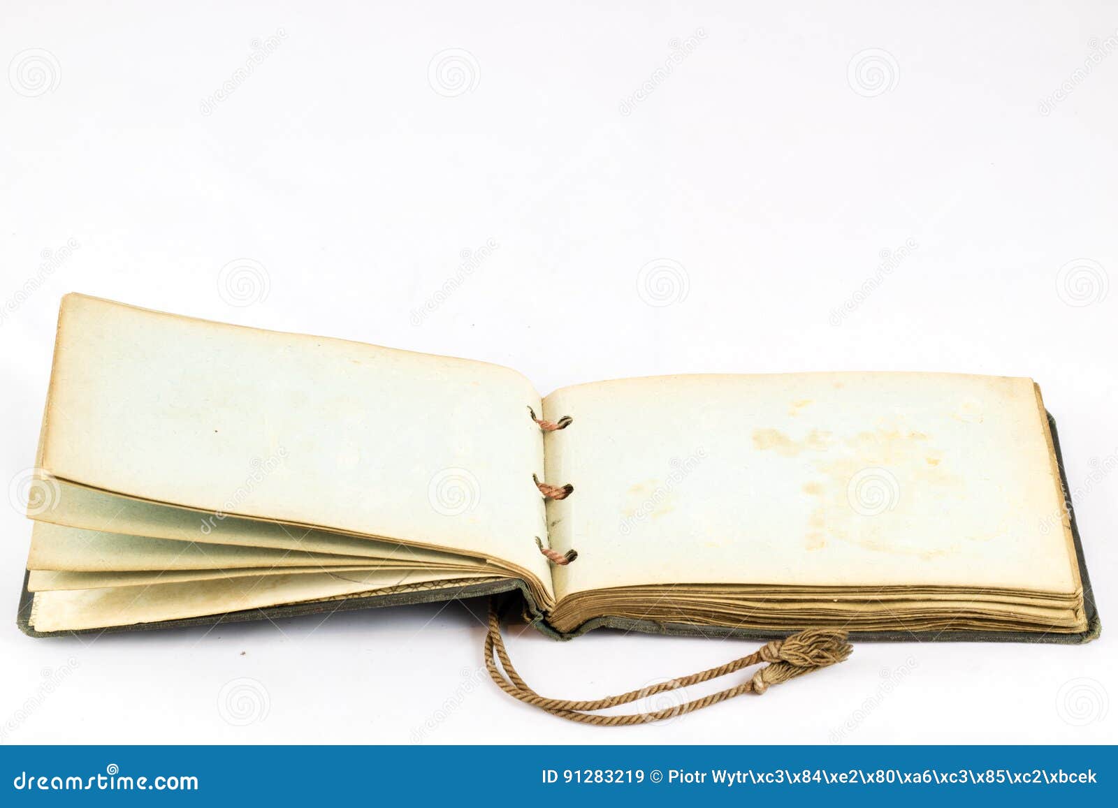 Old Dusty Book on White Isolated Background Stock Image - Image of book ...