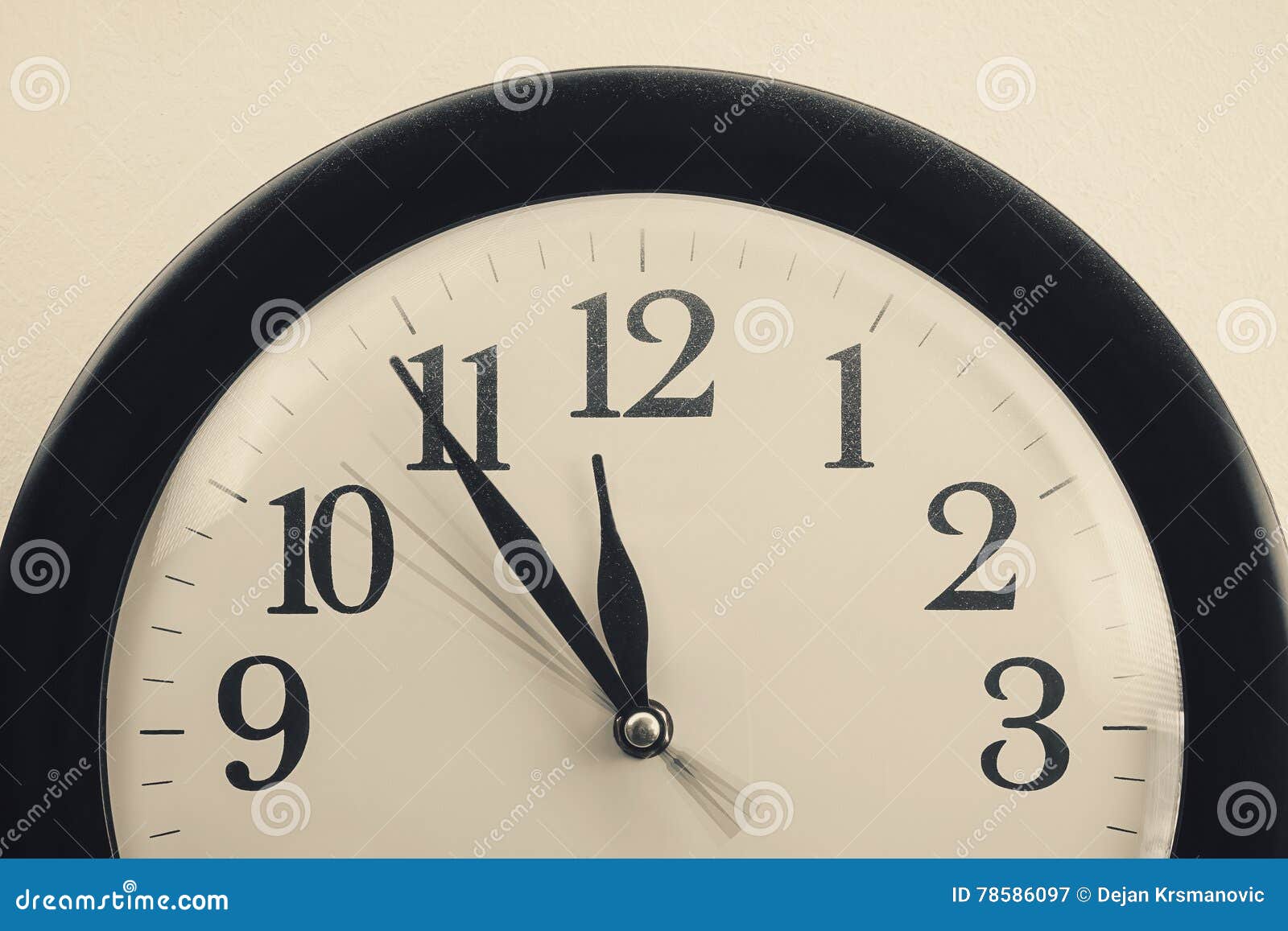 Old Dusty Clock stock image. Image of precise, minute - 78586097