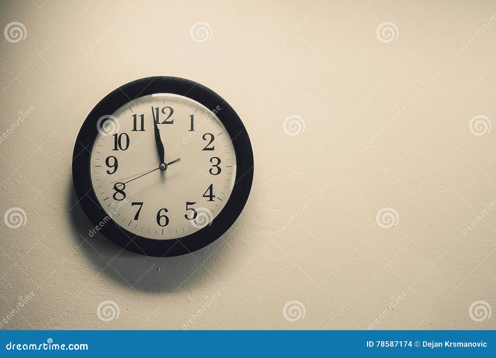 Old Dusty Clock stock photo. Image of dust, minute, precise - 78587174