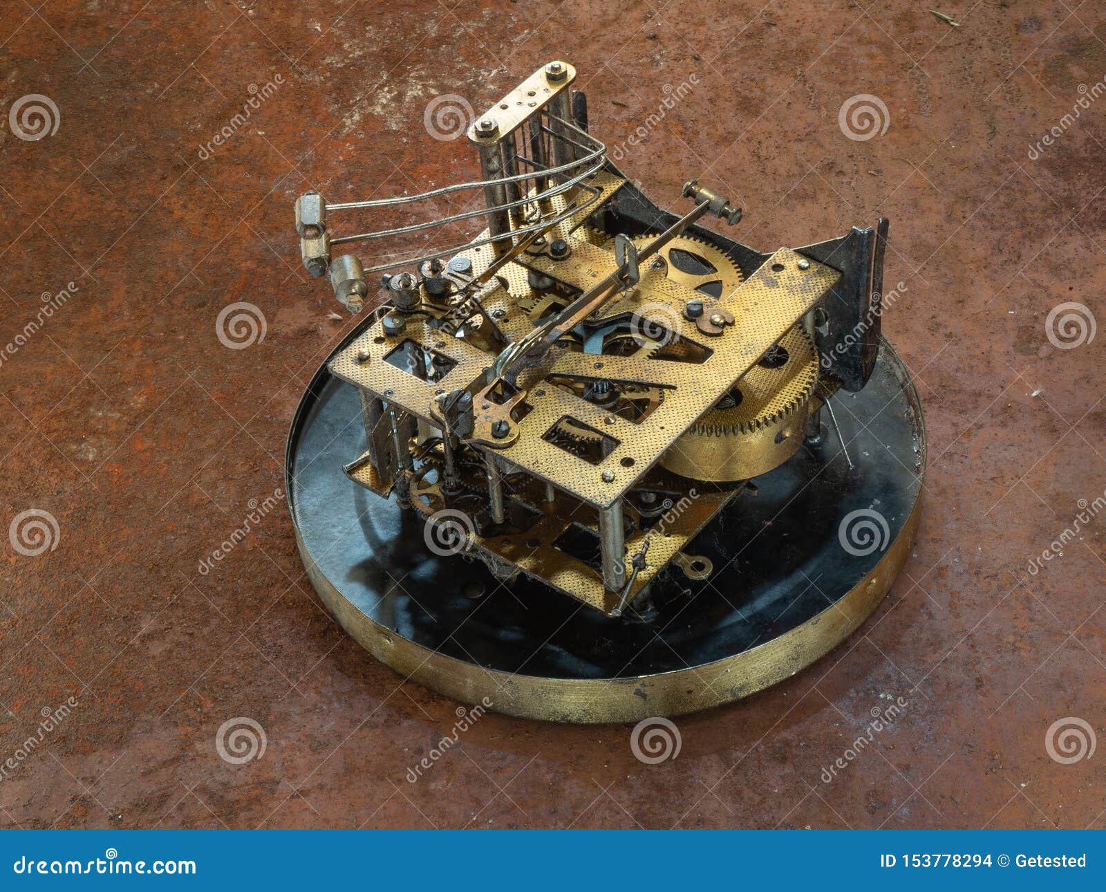 Old Dusty Clockwork Royalty-Free Stock Image | CartoonDealer.com #153778264