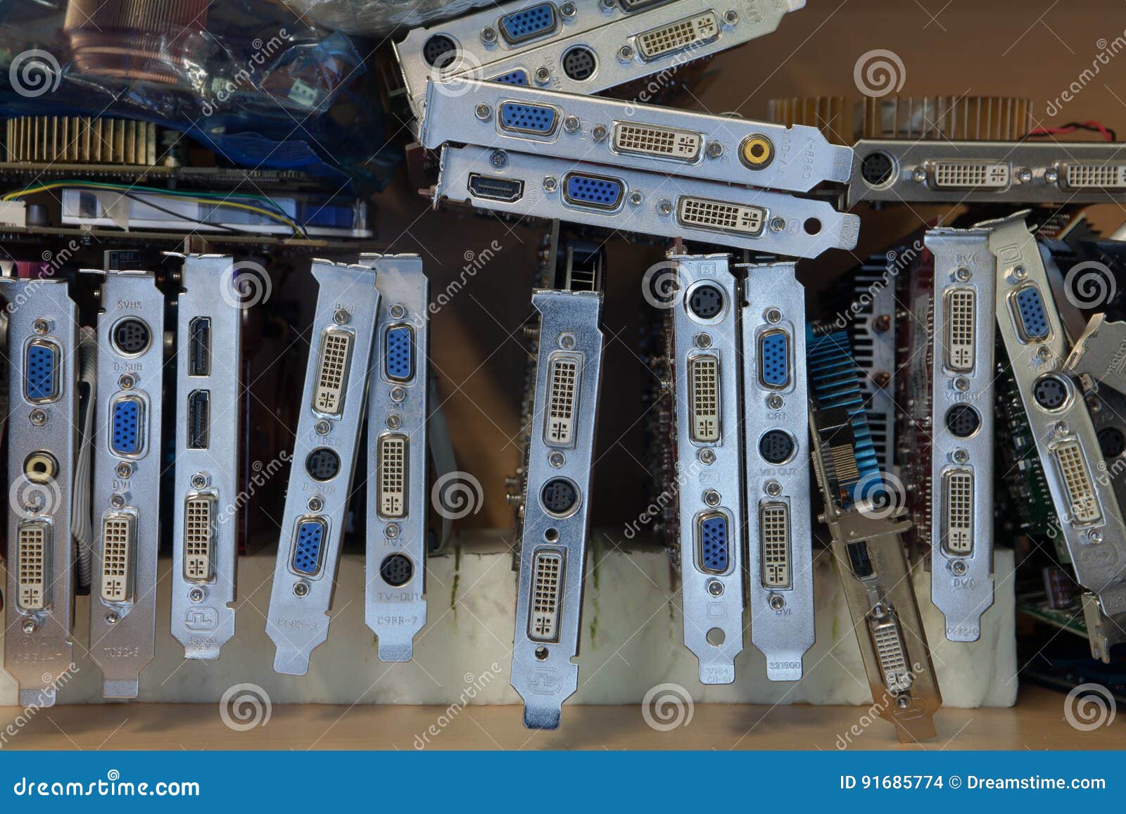 Old Dusty Computer Graphics Cards Stock Photos - Free & Royalty-Free ...