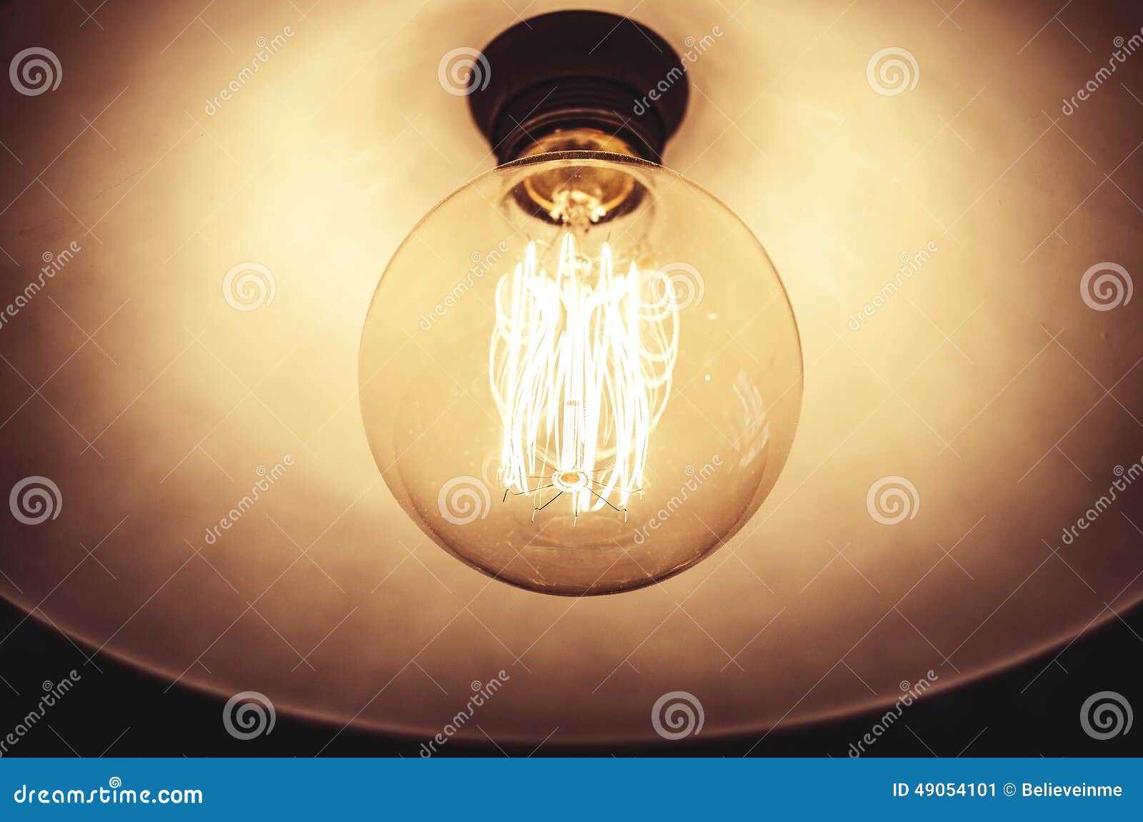 Old dusty light bulb stock image. Image of gothic, illuminated - 49054101