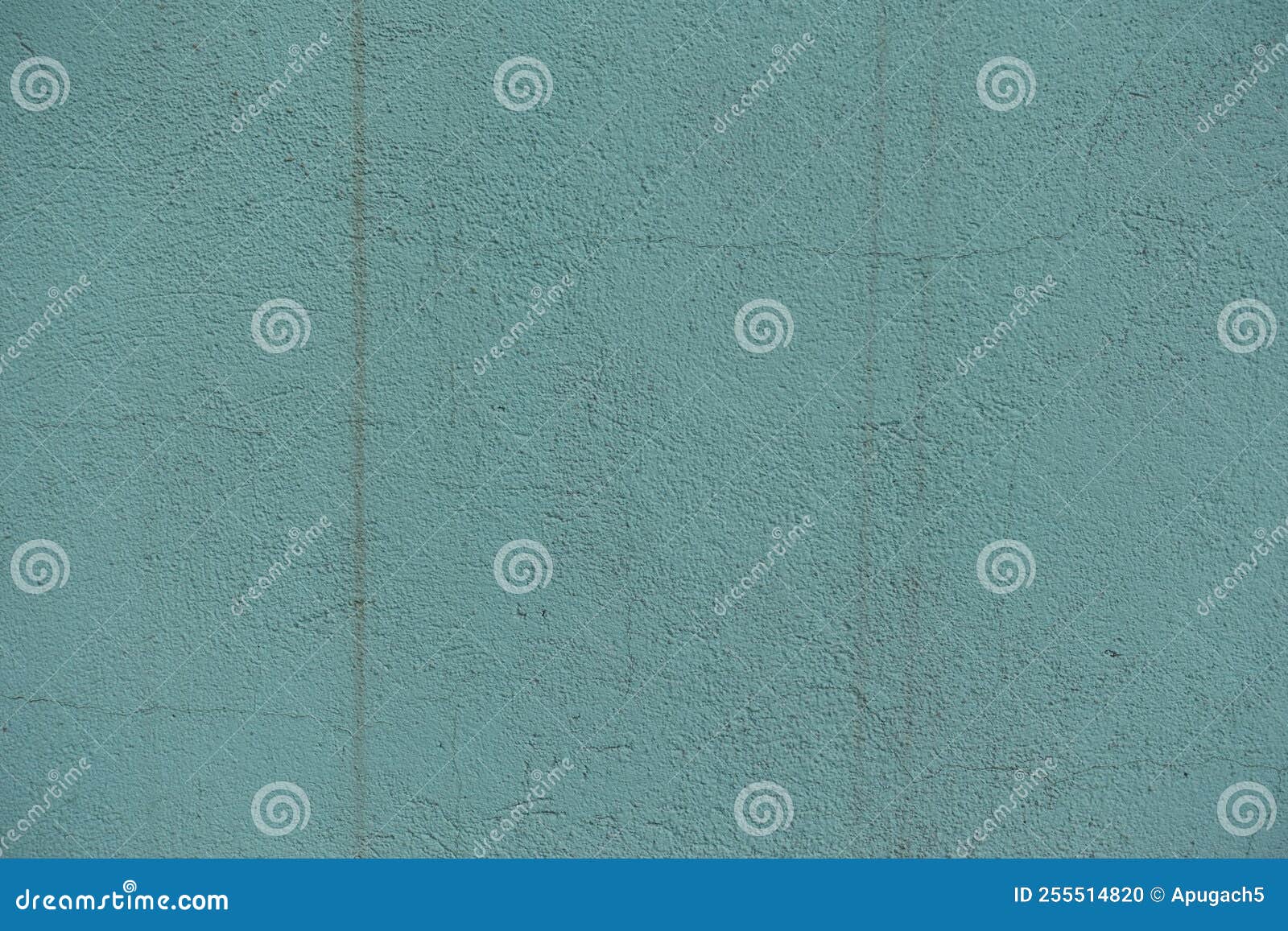 Old Mint Colored Painted Wall with Cracks Texture Stock Photo - Image ...