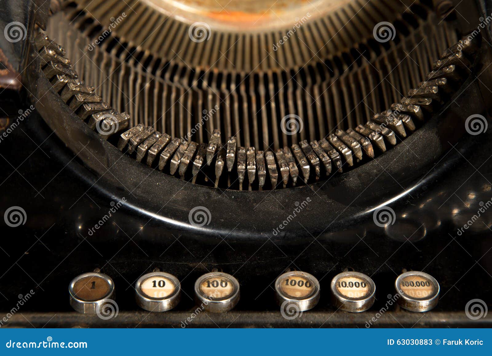 Typewriter Numbers Stock Photo | CartoonDealer.com #52557510