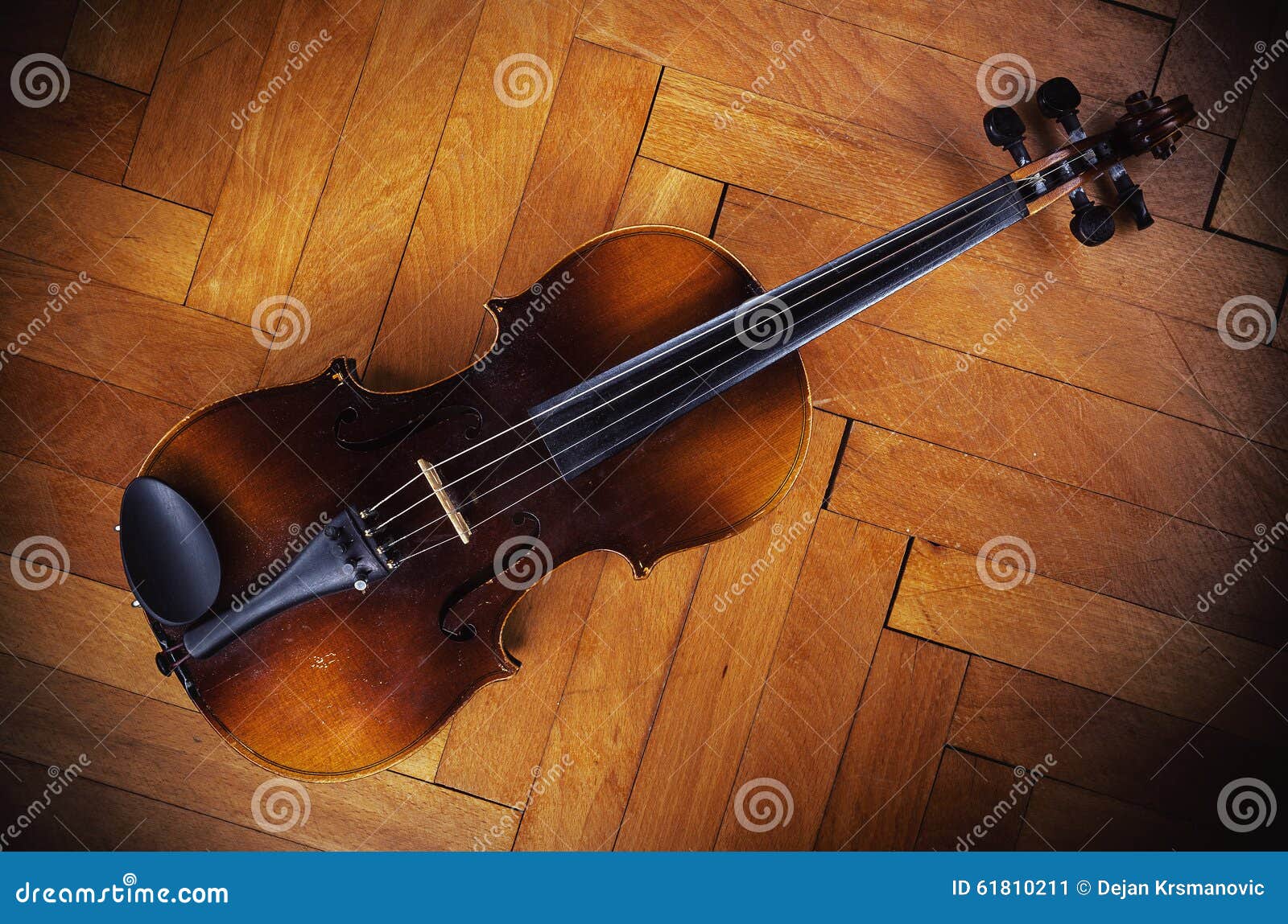 Old Dusty Violin Details stock image. Image of cello - 61810211