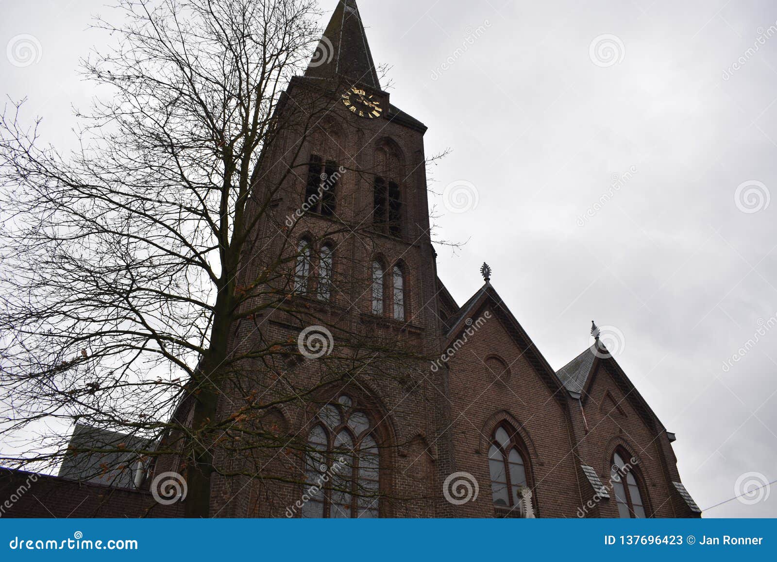 Old Dutch church stock image. Image of beautiful, building - 137696423