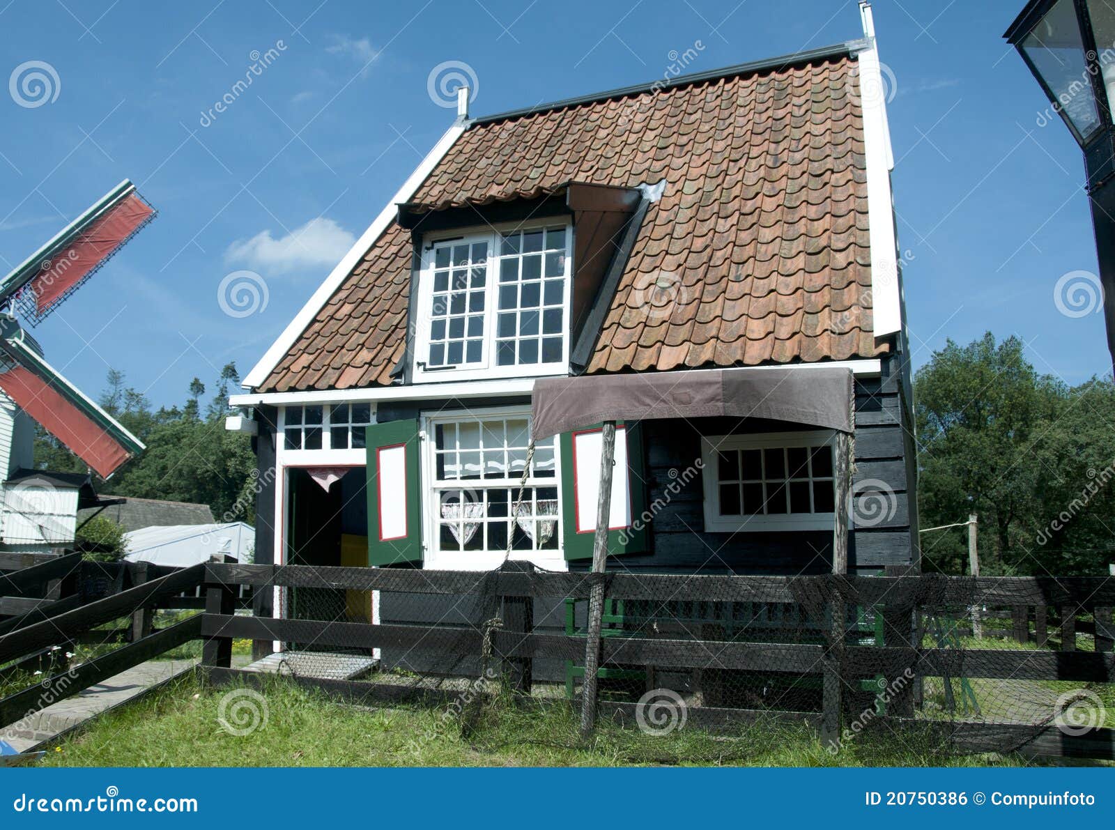 Old dutch house stock photo. Image of schans, street - 20750386