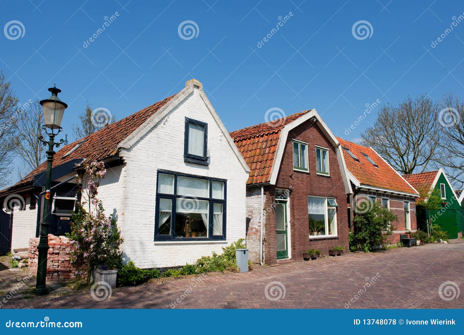 Old Dutch houses stock photo. Image of light, buildings - 13748078