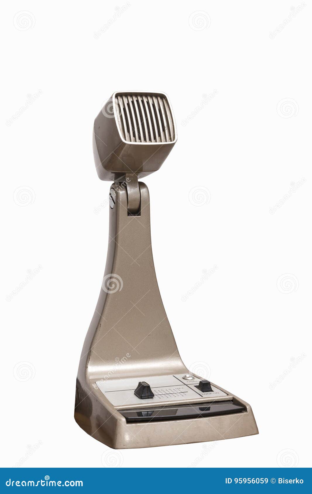 Old Dynamic Microphone from Mid 20th Century Stock Image - Image of ...