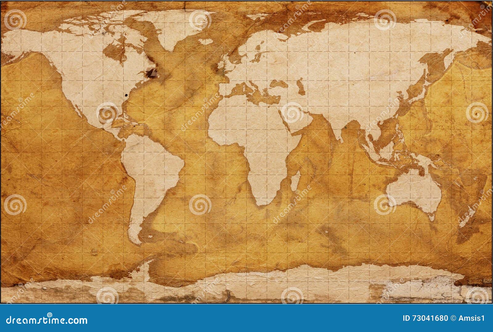 Old World Map stock illustration. Illustration of victorian - 73041680