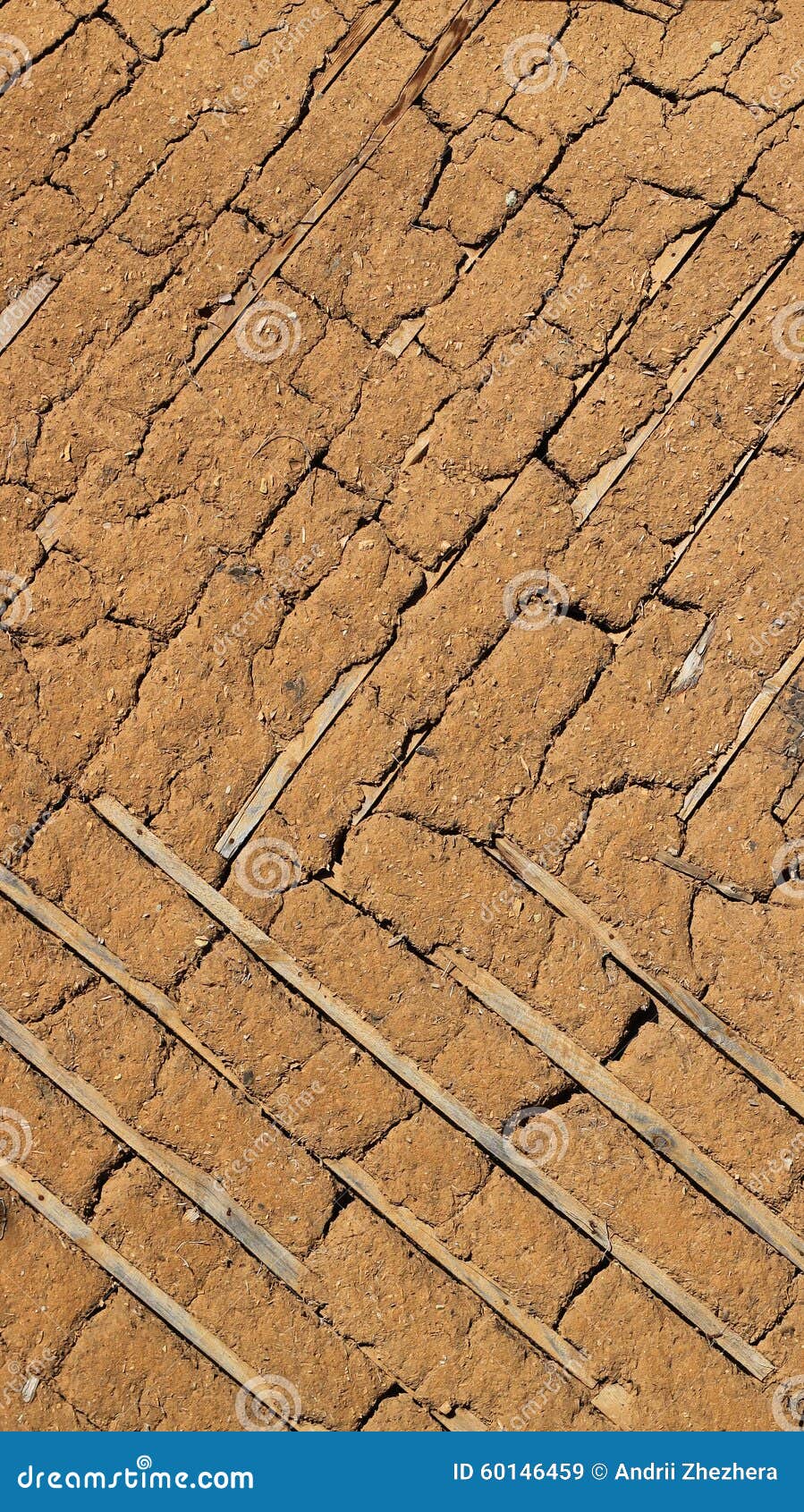 Old Earthen Wall, Background Texture Stock Image - Image of floor ...