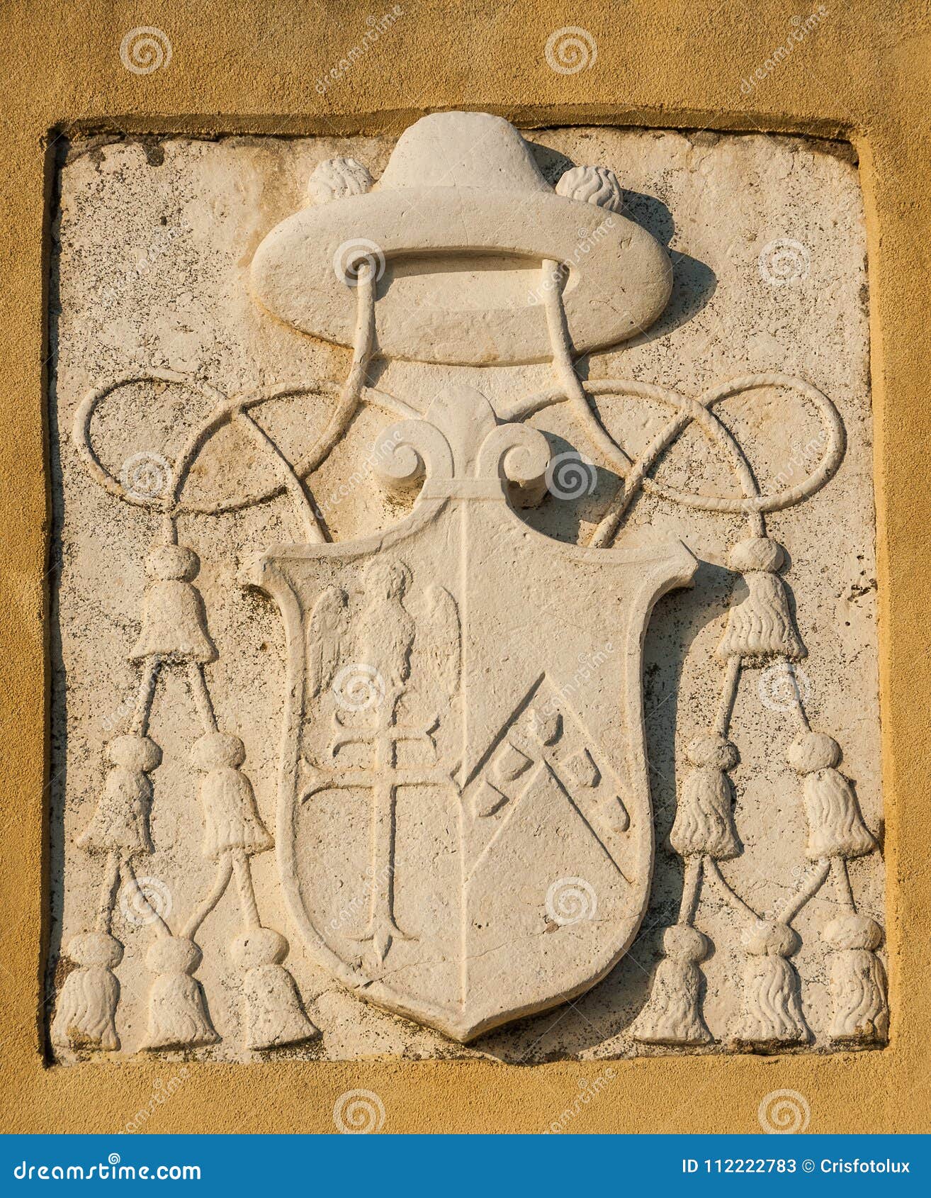 Ecclesiastical Symbol in Venice Stock Image - Image of clergy, prelate ...
