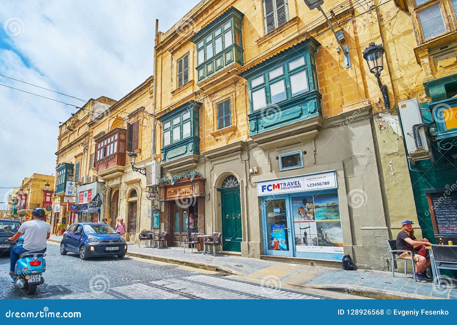 The Old Edifices in Independence Square, Victoria, Gozo, Malta ...