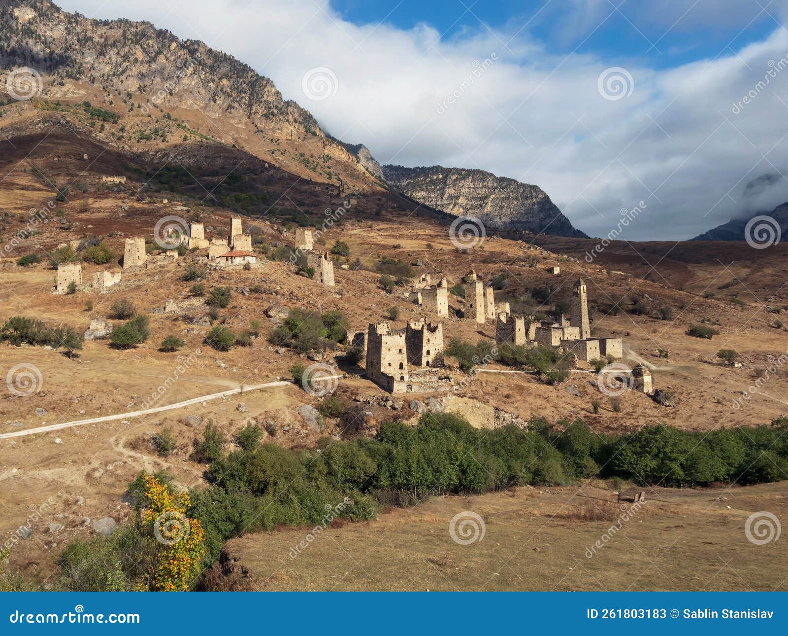 Old Egical Towers Complex, One of the Largest Medieval Castle-type ...