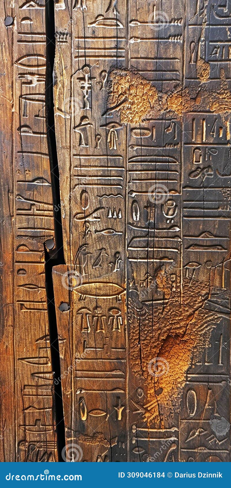 Old Egyptian Inscriptions and Illustrations As a Background. AI ...
