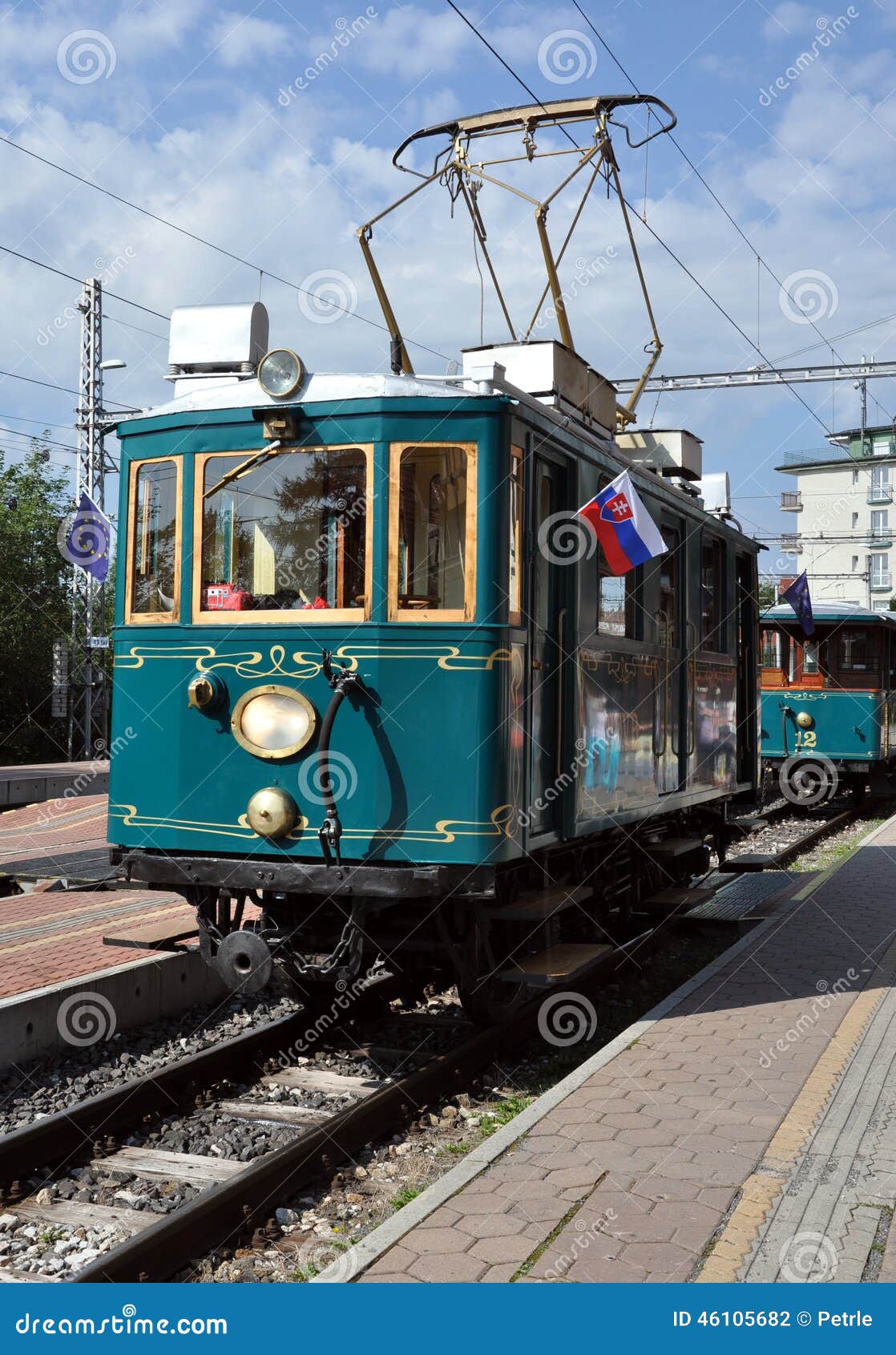 Old electric locomotive stock photo. Image of current - 46105682